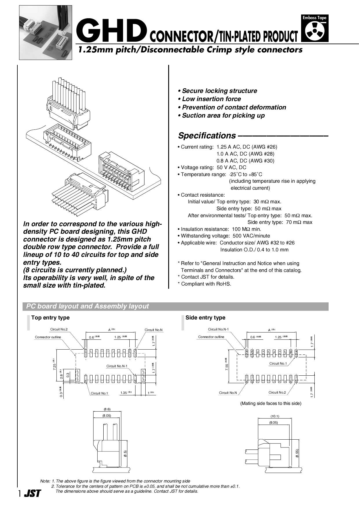 GHDR-22V-S-1(F)_（JST）GHDR-22V-S-1(F)中文资料_价格_PDF手册-立创电子商城
