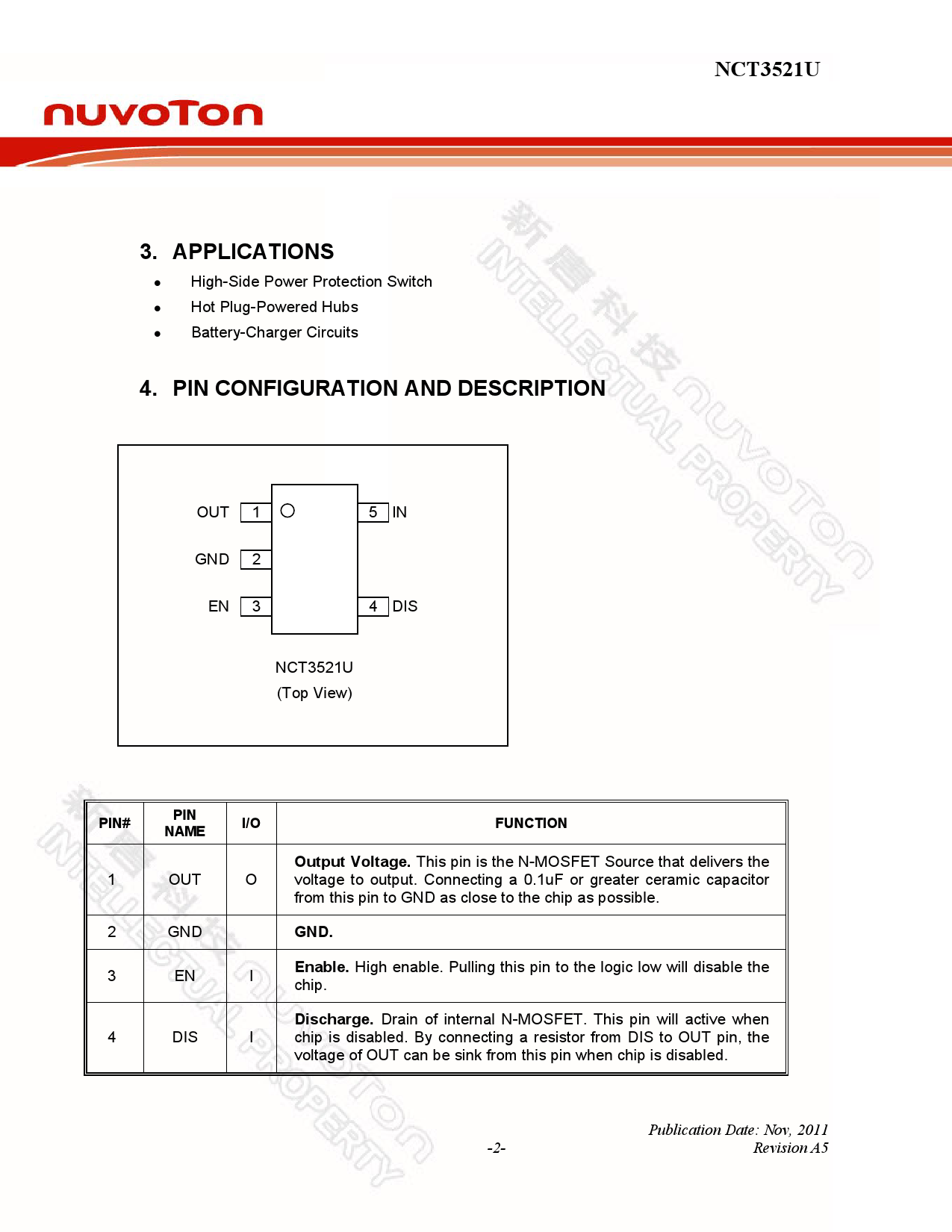 NCT3521U_（NUVOTON(新唐)）NCT3521U中文资料_价格_PDF手册-立创电子商城