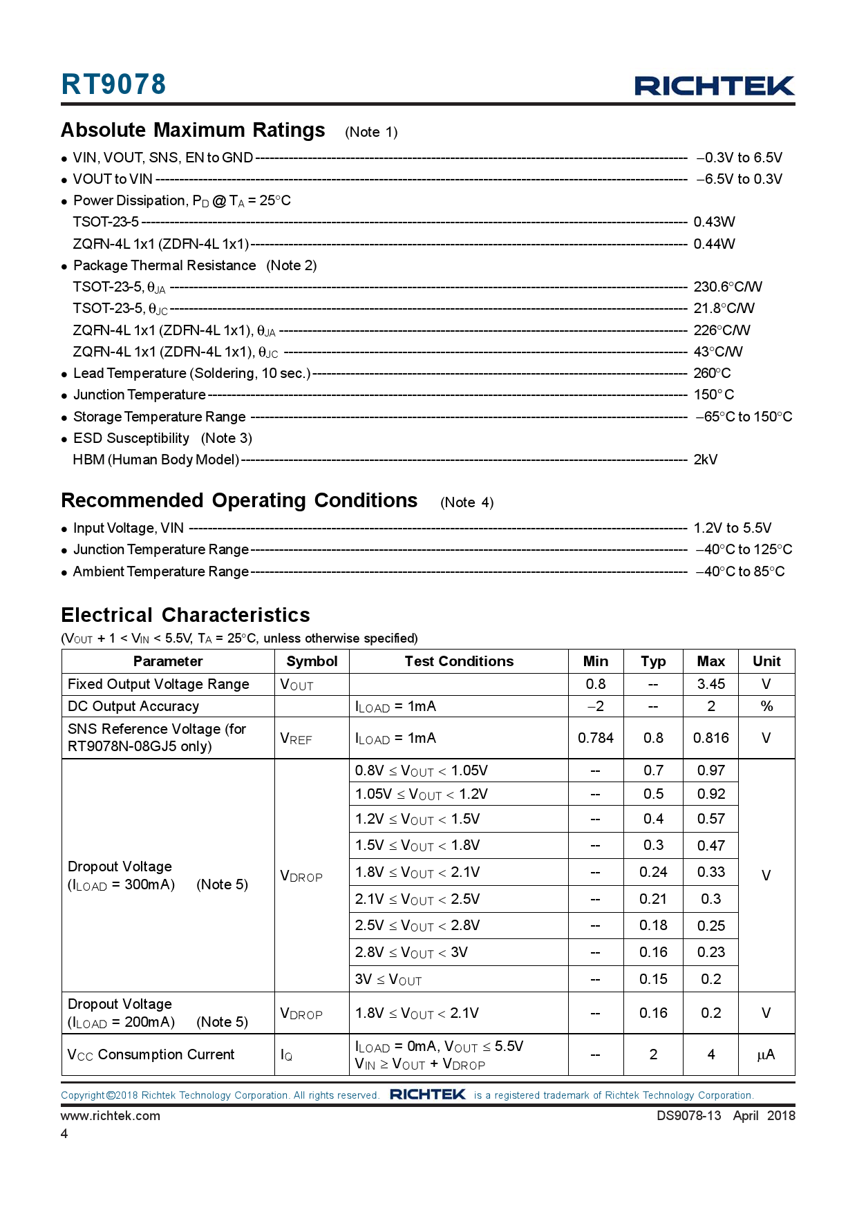 RT9078-18GQZ_（RICHTEK(立锜)）RT9078-18GQZ中文资料_价格_PDF手册-立创电子商城