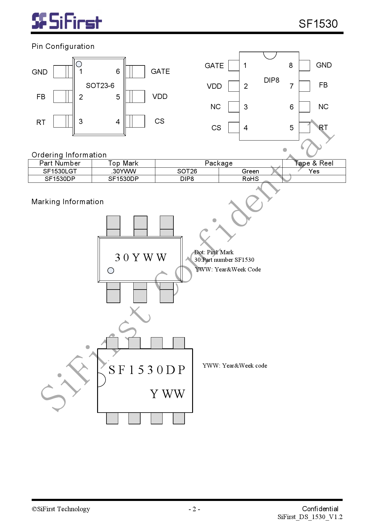 SF1530LGT_（Sifirst(赛威科技)）SF1530LGT中文资料_价格_PDF手册-立创电子商城