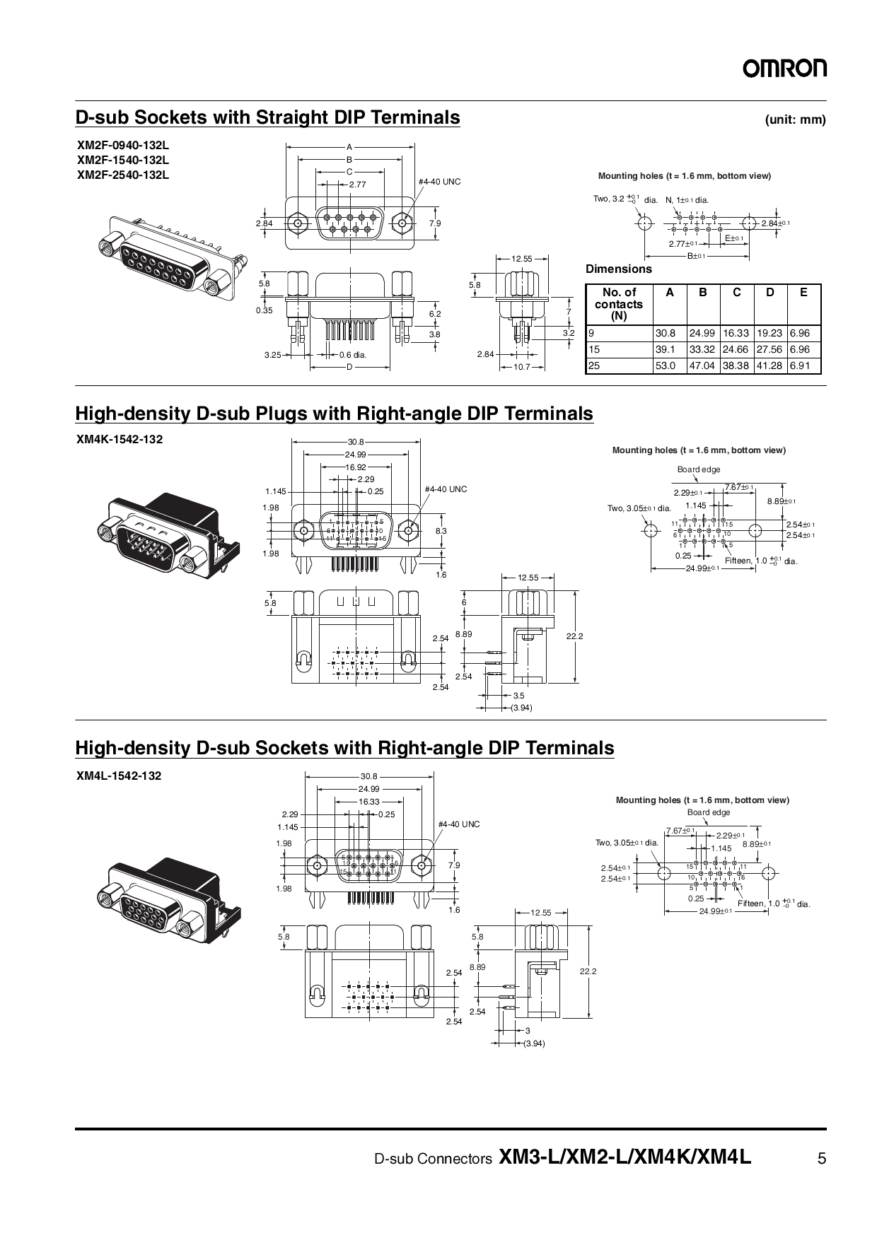 XM4L-1542-132_（OMRON(欧姆龙)）XM4L-1542-132中文资料_价格_PDF手册-立创电子商城