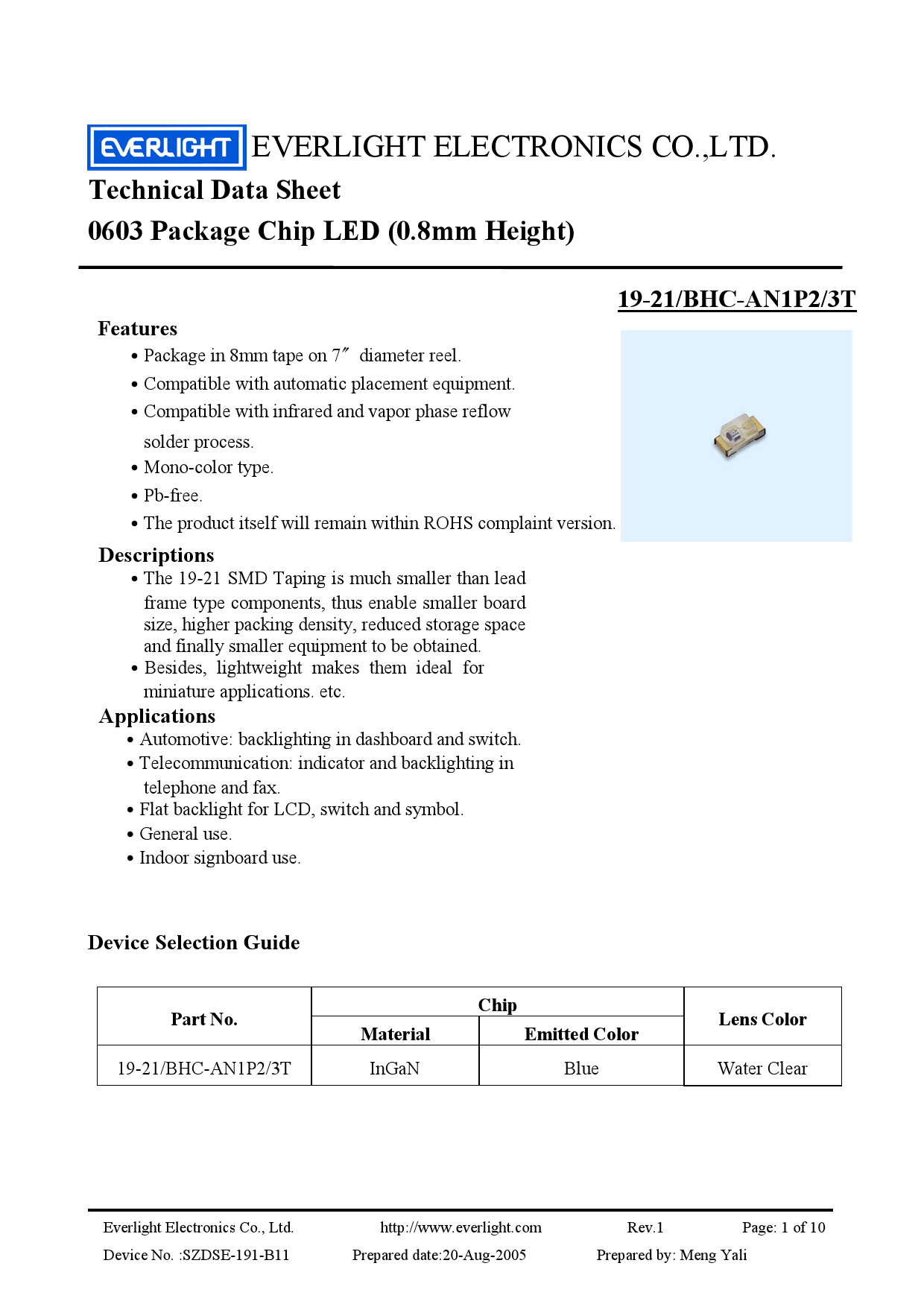 19-21/BHC-AN1P2/3T_（EVERLIGHT(台湾亿光)）19-21/BHC-AN1P2/3T中文资料_价格_PDF手册-立创电子商城