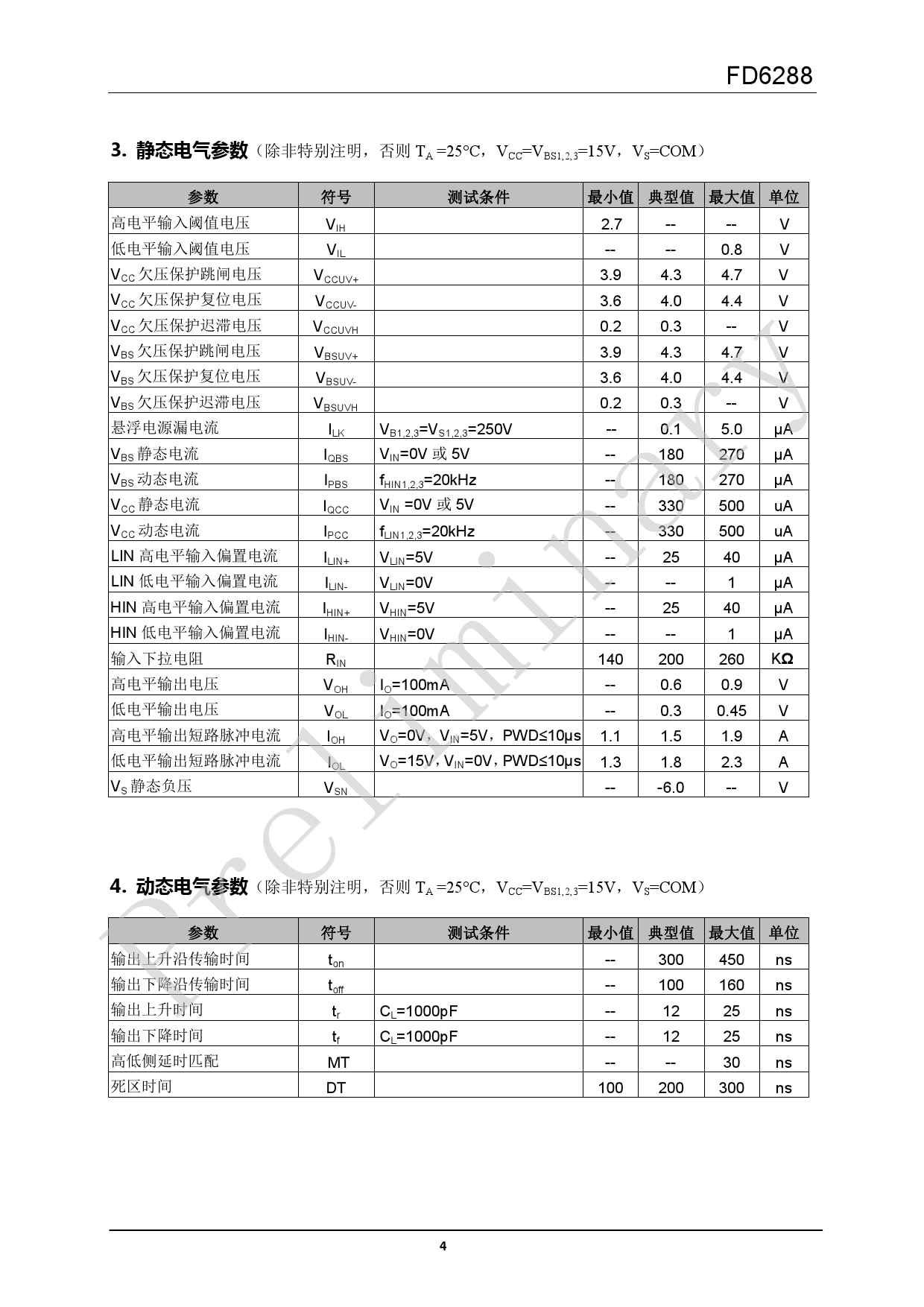 FD6288T_（Fortior Tech(峰岹)）FD6288T中文资料_价格_PDF手册-立创电子商城