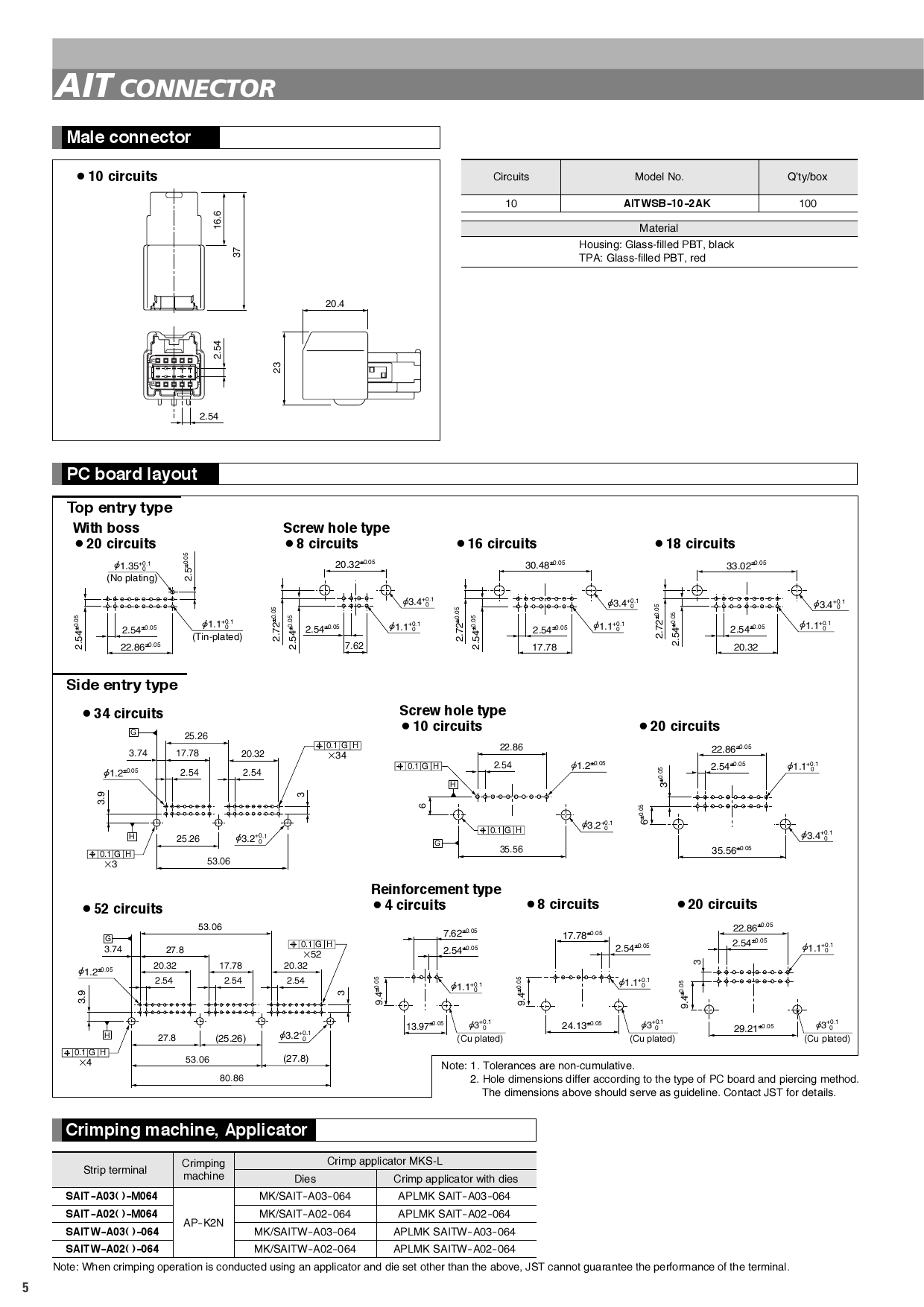 SAIT-A03T-M064_（JST）SAIT-A03T-M064中文资料_价格_PDF手册-立创电子商城