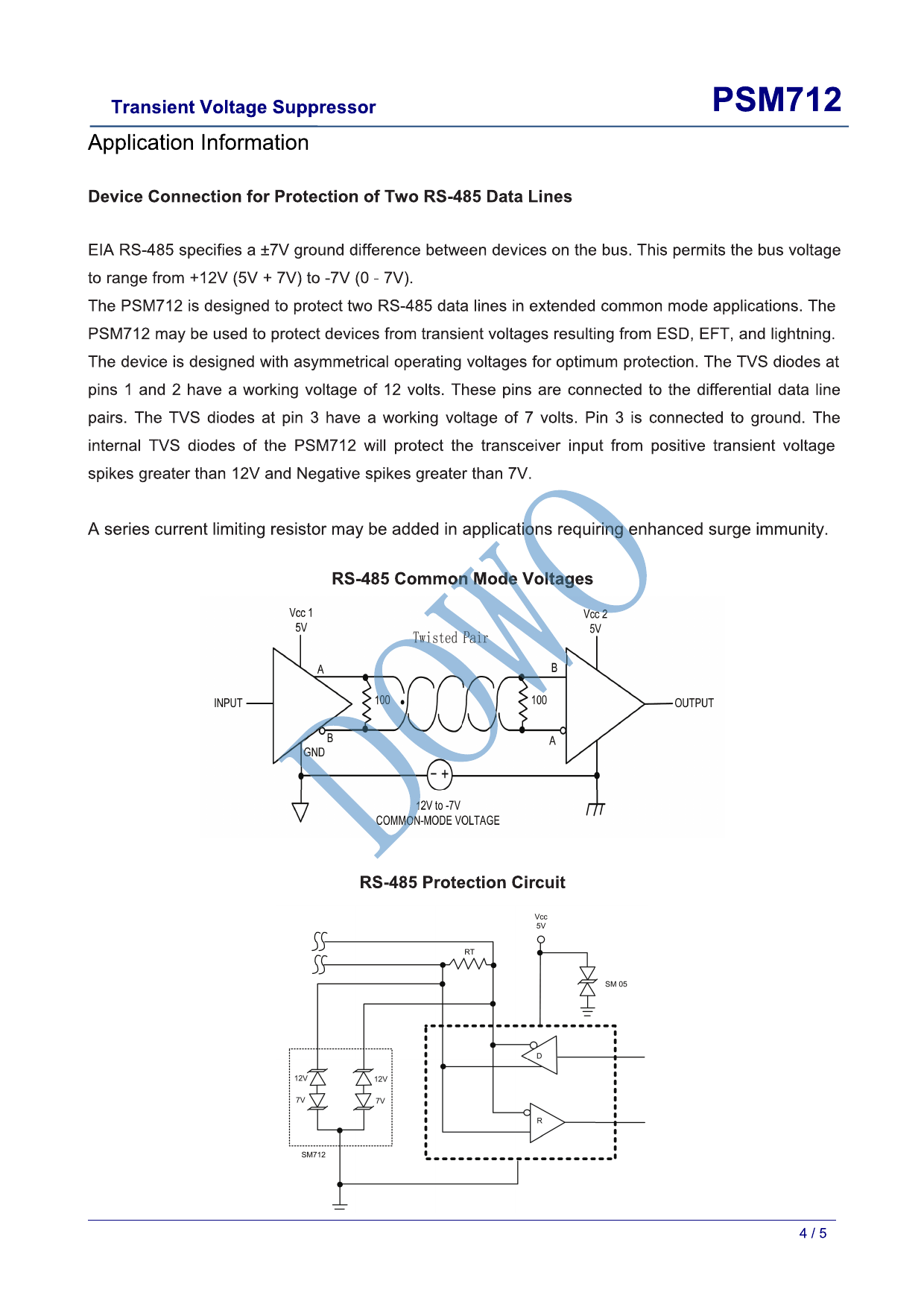 PSM712_（DOWO(东沃)）PSM712中文资料_价格_PDF手册-立创电子商城