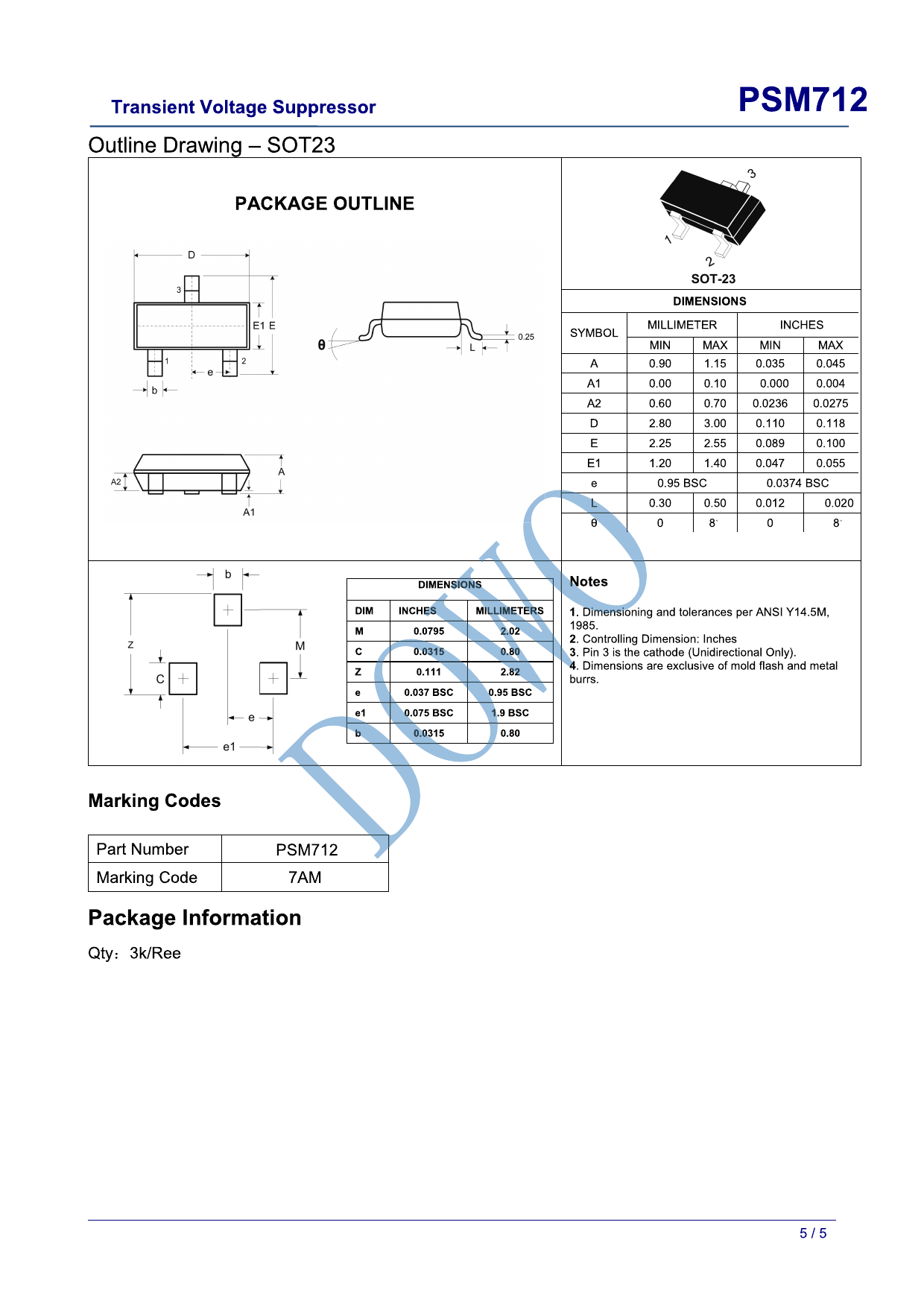 PSM712_（DOWO(东沃)）PSM712中文资料_价格_PDF手册-立创电子商城