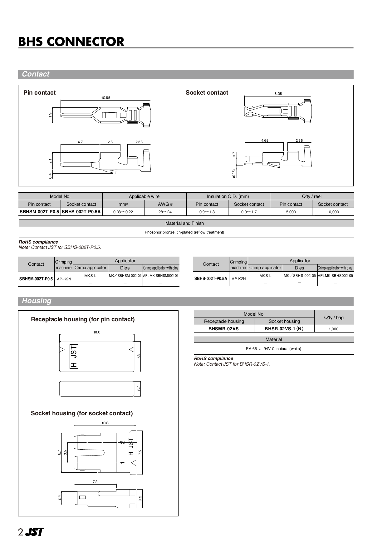 BHSR-02VS-1(N)_（JST）BHSR-02VS-1(N)中文资料_价格_PDF手册-立创电子商城