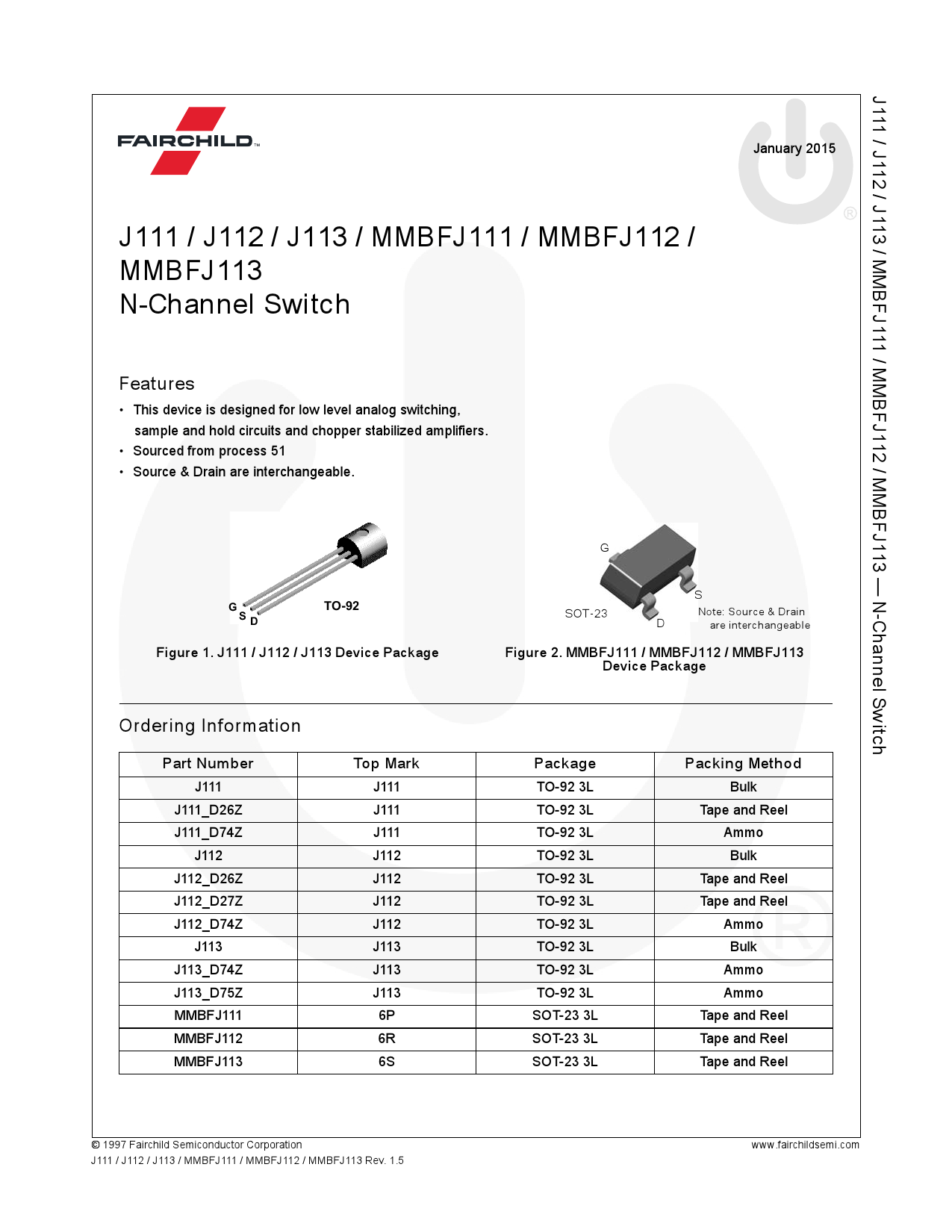 J111_（onsemi(安森美)）J111中文资料_价格_PDF手册-立创电子商城