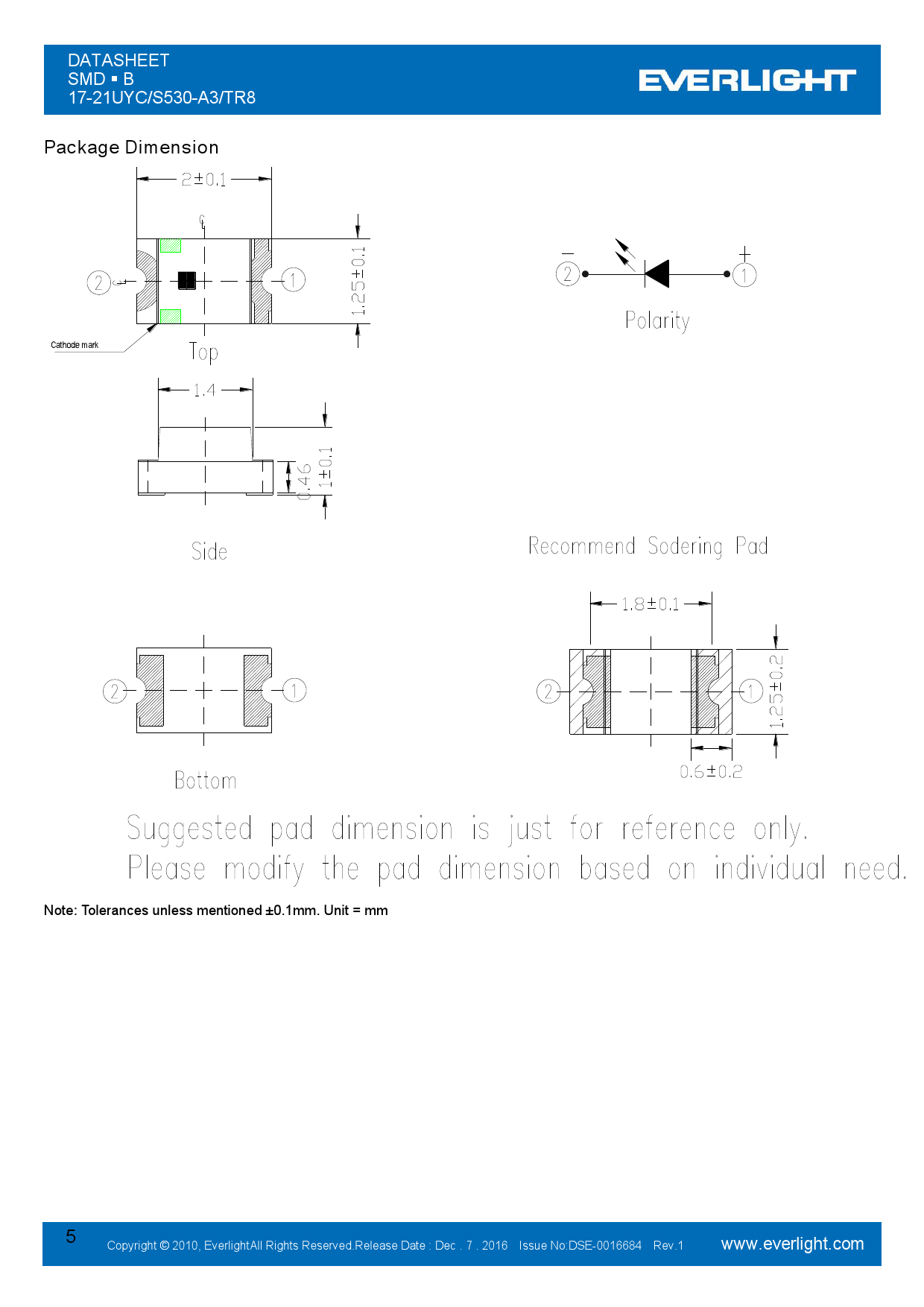 17-21UYC/S530-A3/TR8_（EVERLIGHT(台湾亿光)）17-21UYC/S530-A3/TR8中文资料_价格_PDF手册 ...