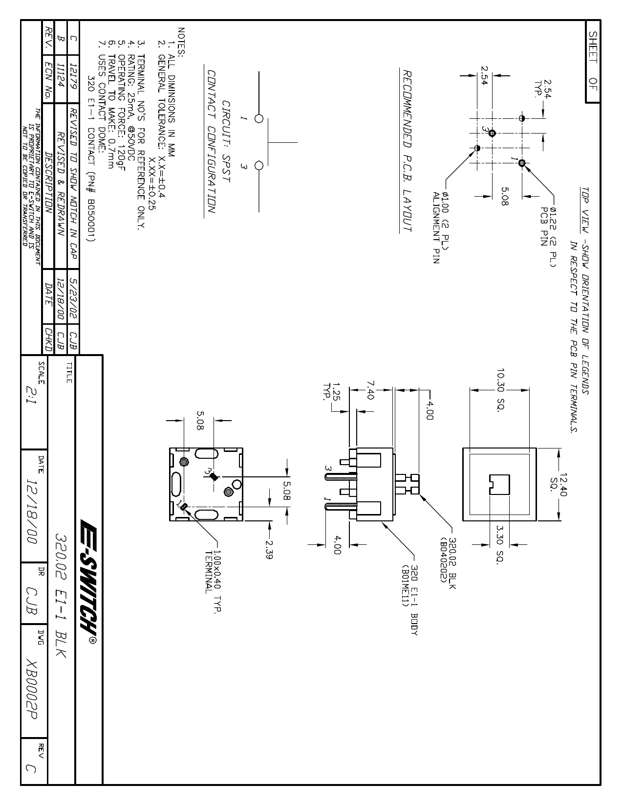 320.02E11BLK_（E-Switch）320.02E11BLK中文资料_价格_PDF手册-立创电子商城