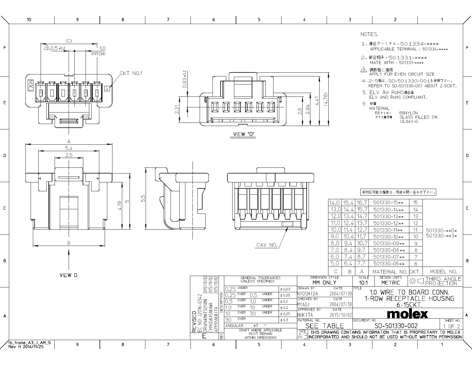 5013301000_（MOLEX）5013301000中文资料_价格_PDF手册-立创电子商城