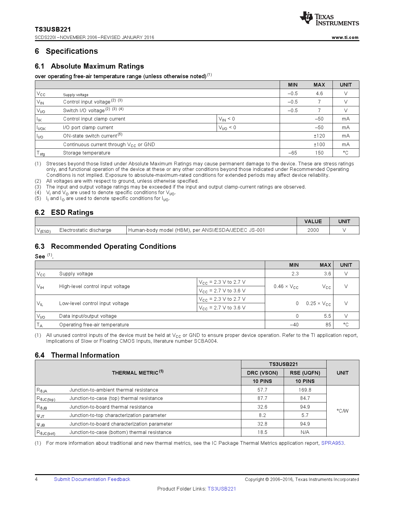 TS3USB221DRCR_（TI(德州仪器)）TS3USB221DRCR中文资料_价格_PDF手册-立创电子商城
