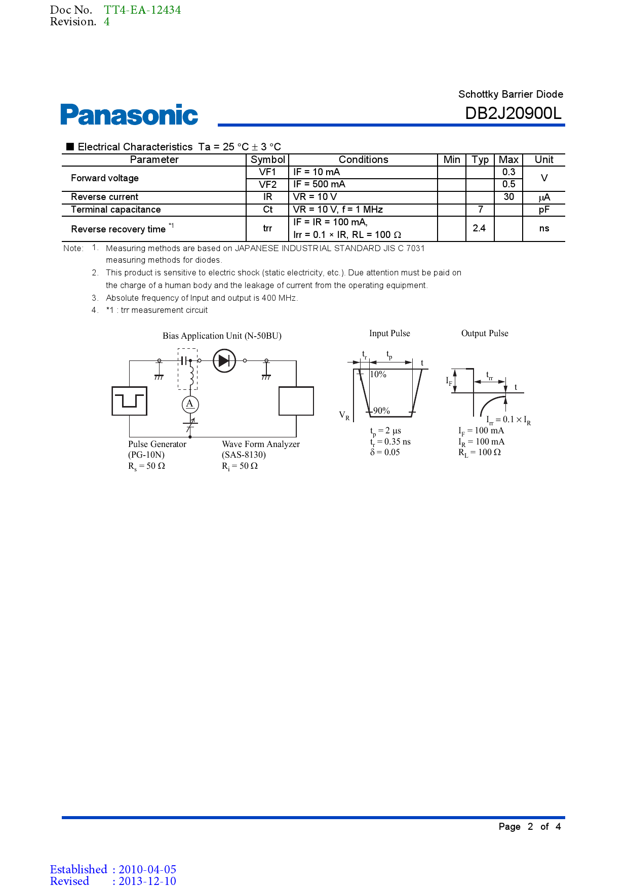 DB2J20900L_（PANASONIC(松下)）DB2J20900L中文资料_价格_PDF手册-立创电子商城