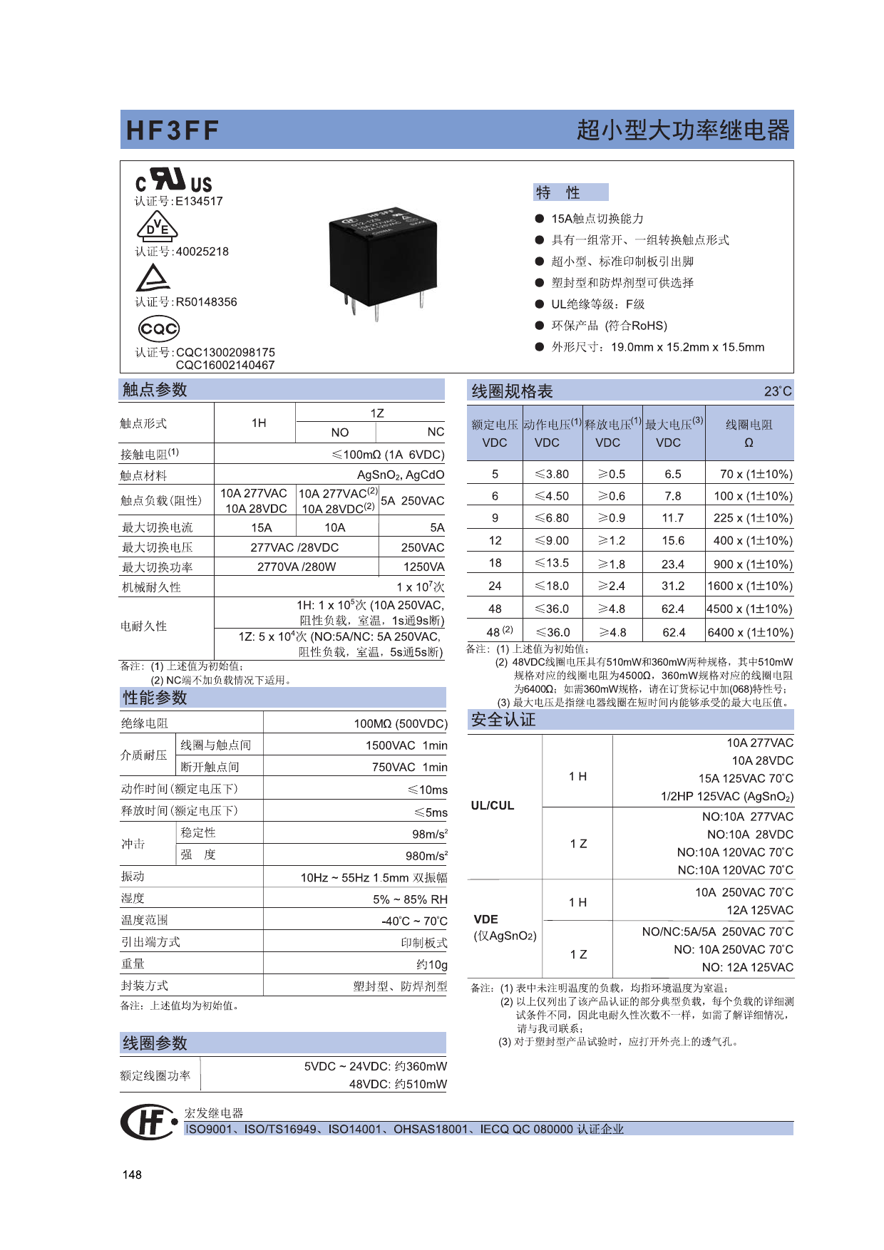 HF3FF-012-1HST_（HF(宏发)）HF3FF-012-1HST中文资料_价格_PDF手册-立创电子商城