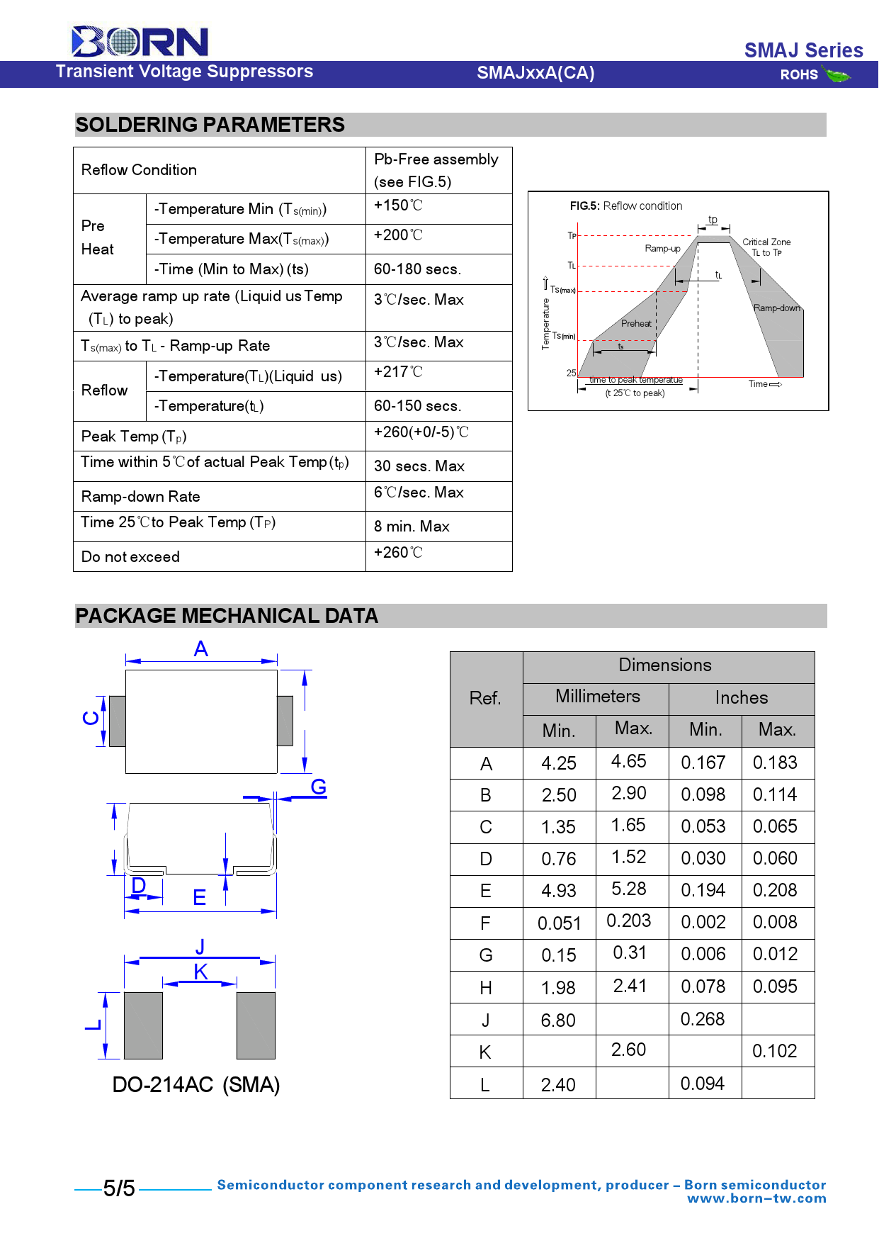 SMAJ12A_（BORN(伯恩半导体)）SMAJ12A中文资料_价格_PDF手册-立创电子商城