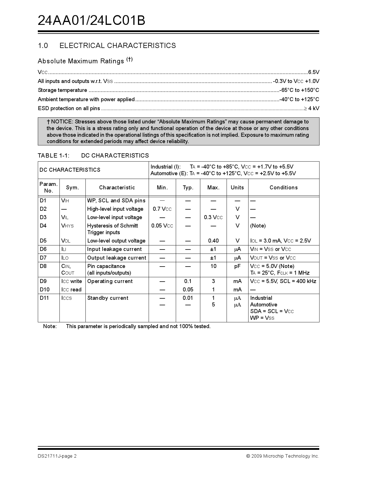 24LC01B-I/MS_（MICROCHIP(美国微芯)）24LC01B-I/MS中文资料_价格_PDF手册-立创电子商城