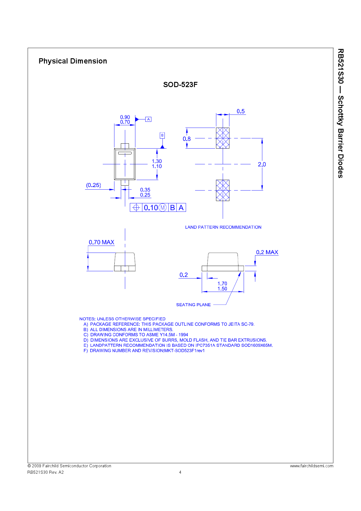 RB521S30_（onsemi(安森美)）RB521S30中文资料_价格_PDF手册-立创电子商城