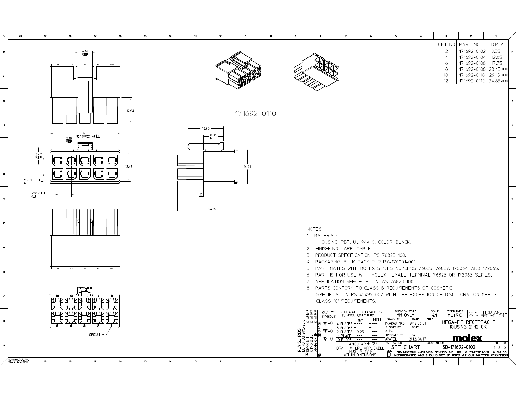 1716920102_（MOLEX）1716920102中文资料_价格_PDF手册-立创电子商城
