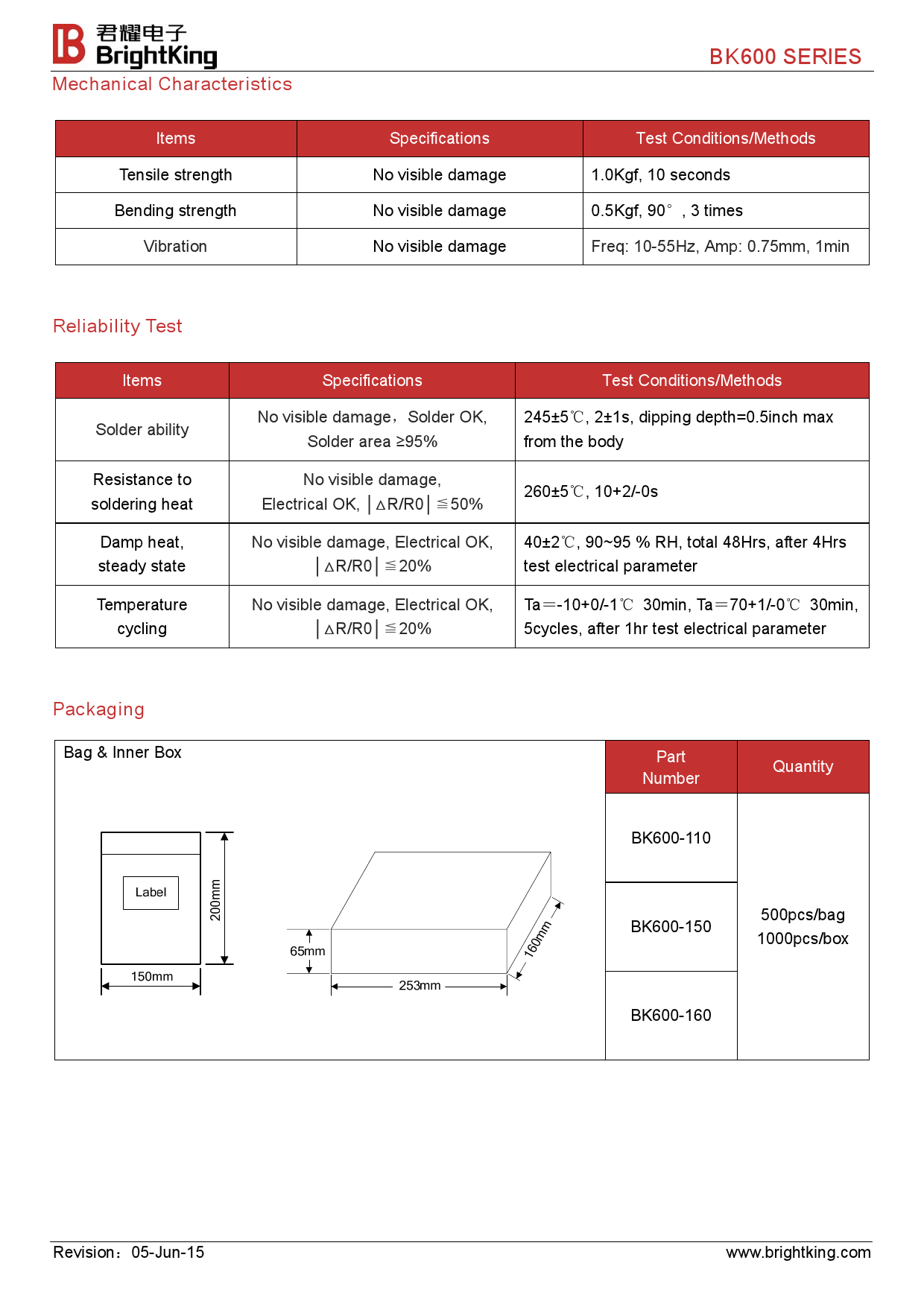 BK600-110_（Brightking(台湾君耀)）BK600-110中文资料_价格_PDF手册-立创电子商城