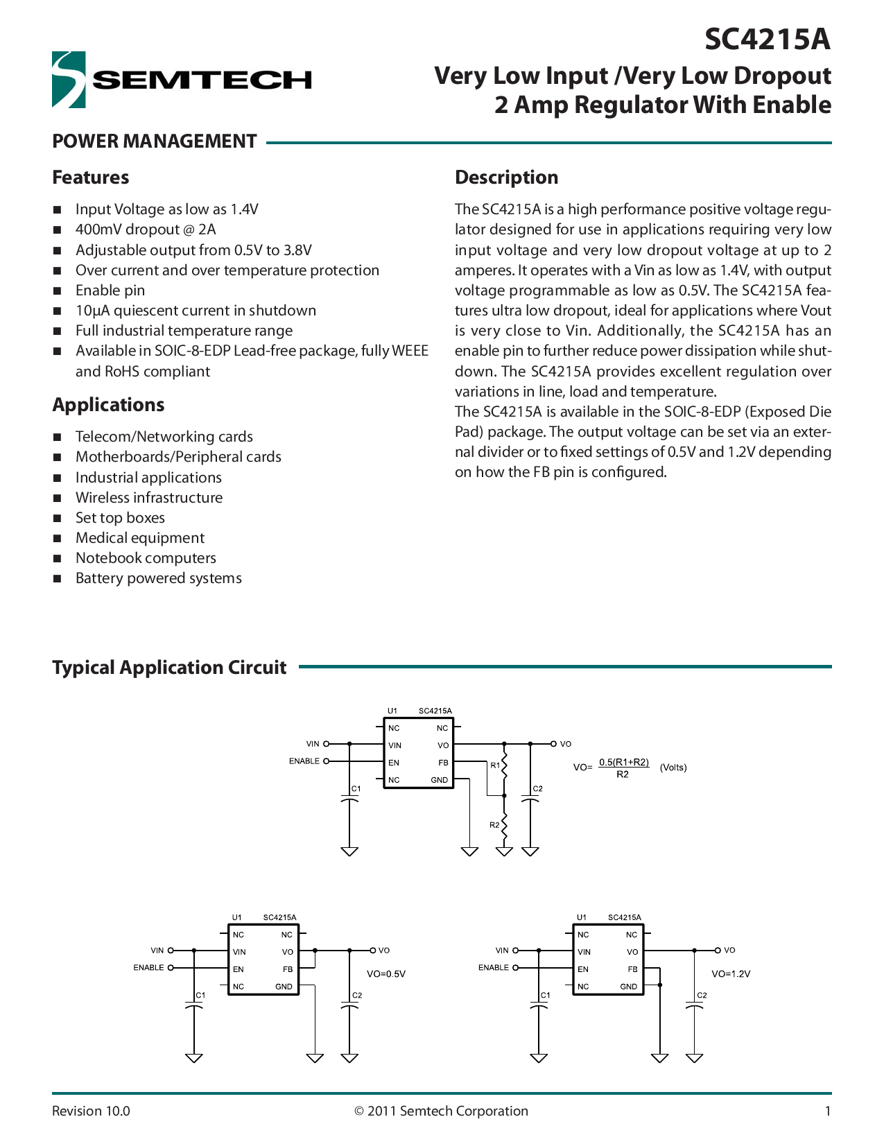 SC4215ASTRT_（SEMTECH）SC4215ASTRT中文资料_价格_PDF手册-立创电子商城
