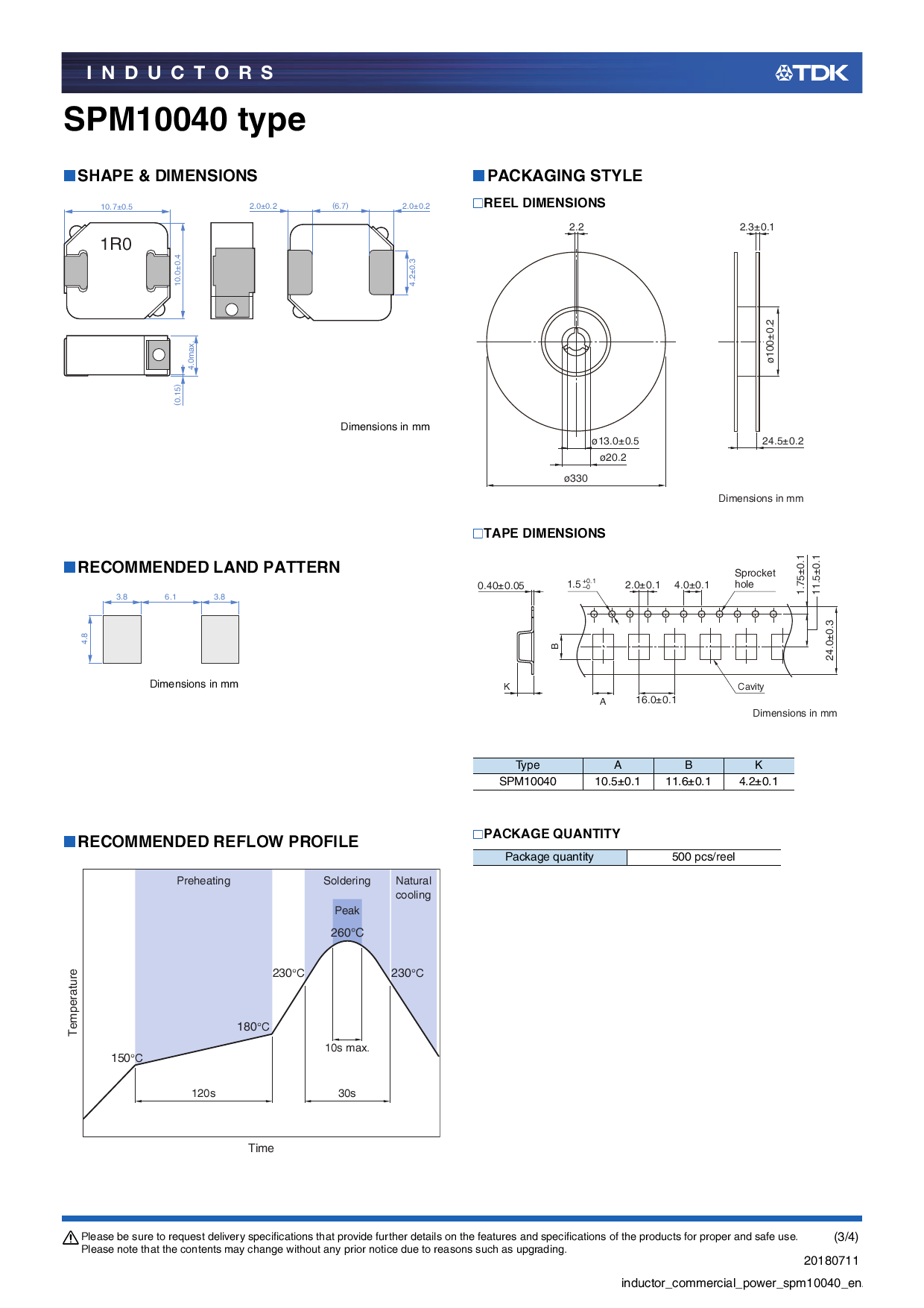 SPM10040T-1R0M_（TDK）SPM10040T-1R0M中文资料_价格_PDF手册-立创电子商城