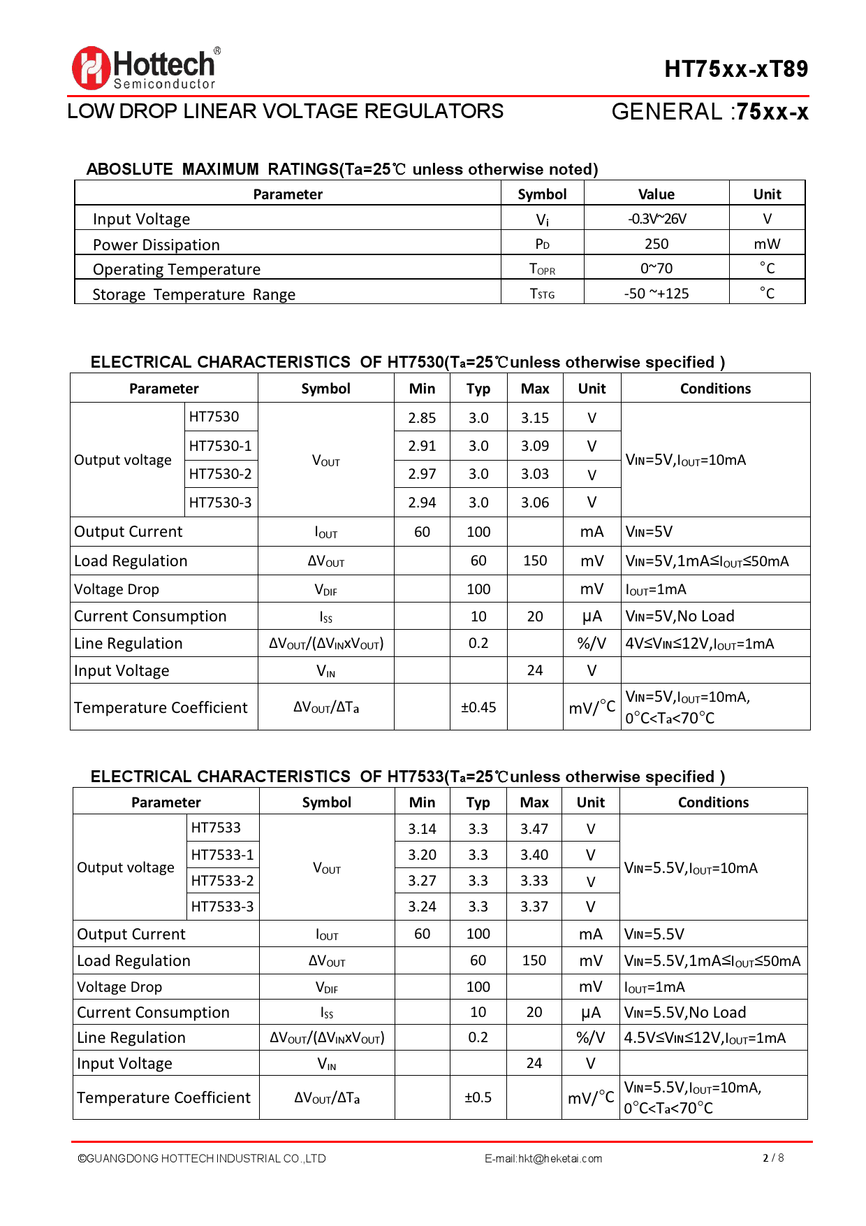 HT7550-1_（Hottech(合科泰)）HT7550-1中文资料_价格_PDF手册-立创电子商城