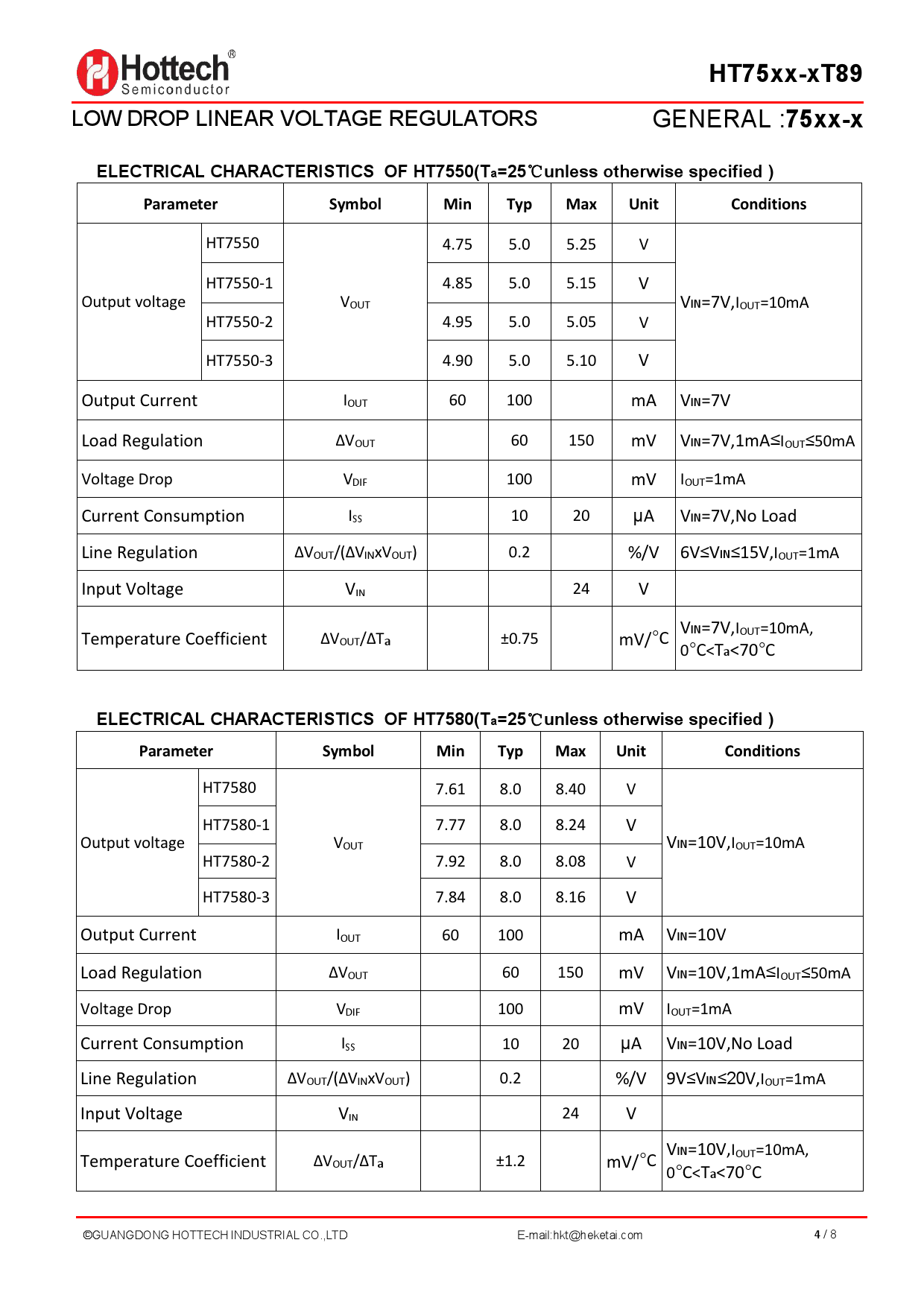HT7550-1_（Hottech(合科泰)）HT7550-1中文资料_价格_PDF手册-立创电子商城