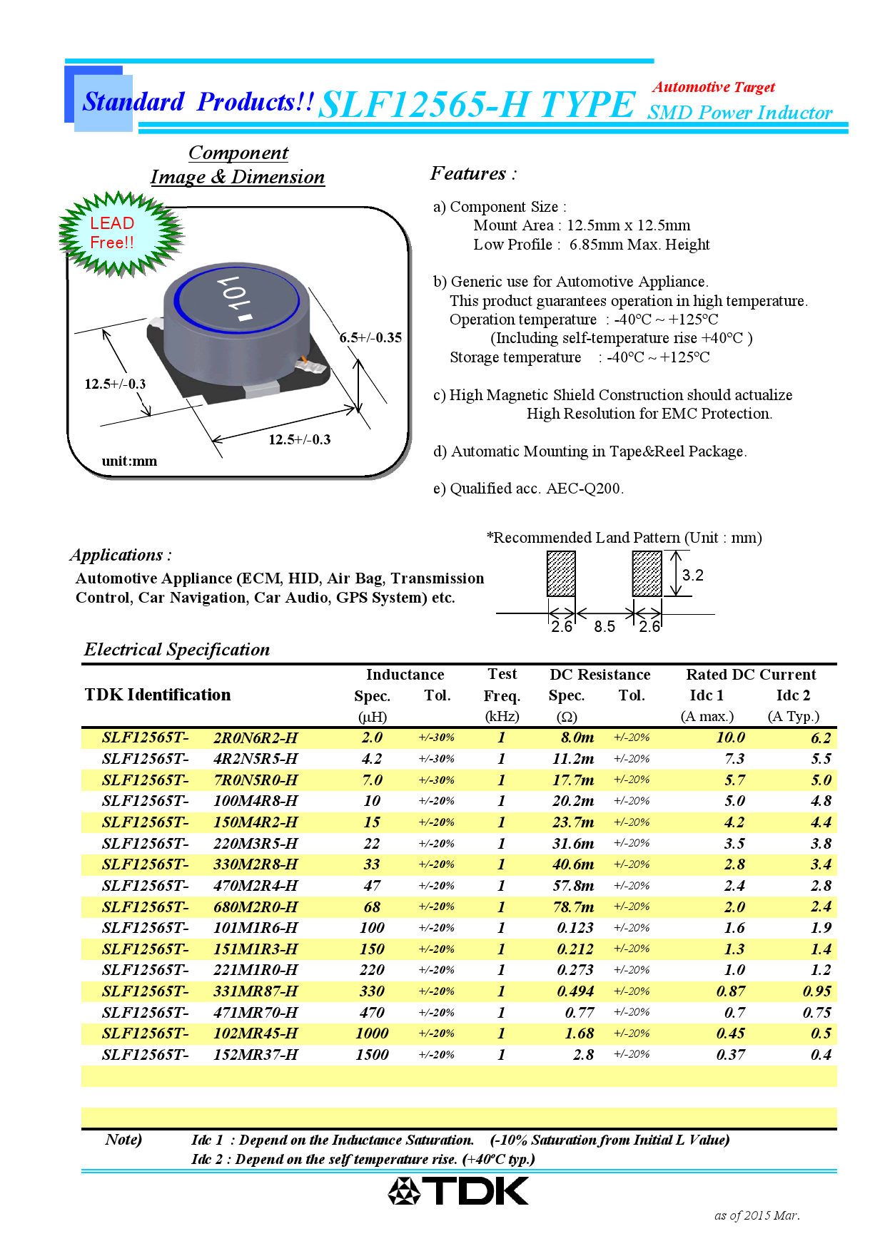 SLF12565T-101M1R6-H_（TDK）SLF12565T-101M1R6-H中文资料_价格_PDF手册-立创电子商城