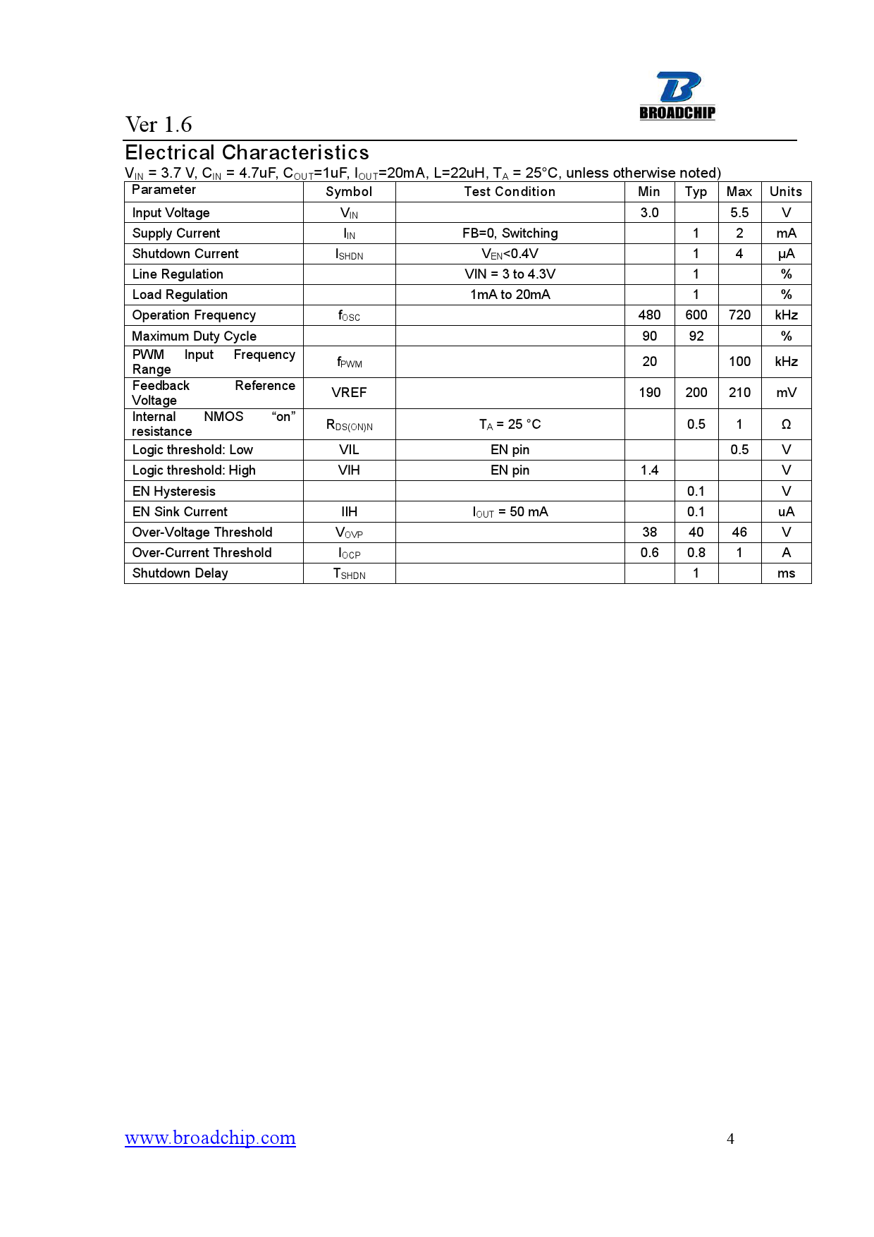 BCT3692BEUT-TR_（BROADCHIP(广芯电子)）BCT3692BEUT-TR中文资料_价格_PDF手册-立创电子商城