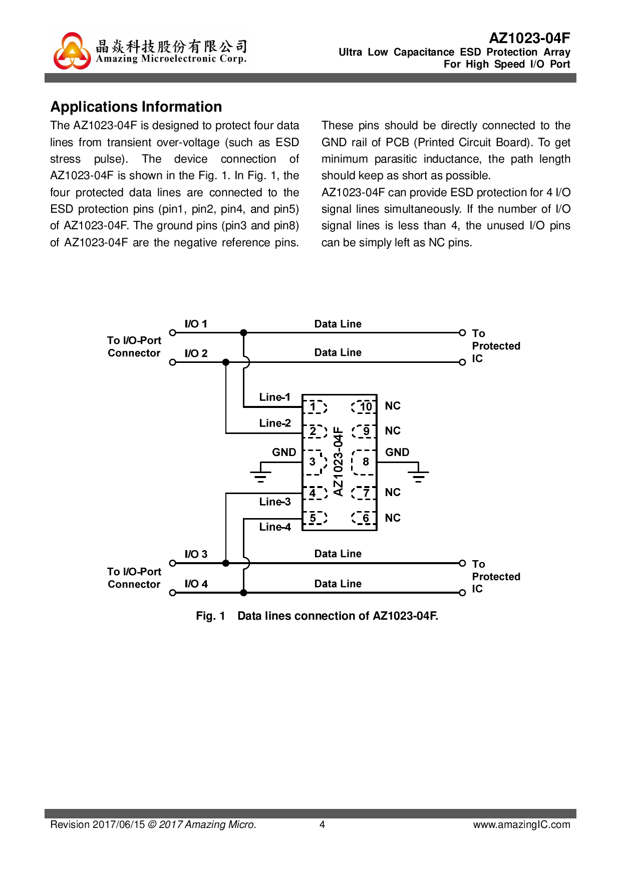 AZ1023-04F.R7G_（AMAZING(晶焱)）AZ1023-04F.R7G中文资料_价格_PDF手册-立创电子商城