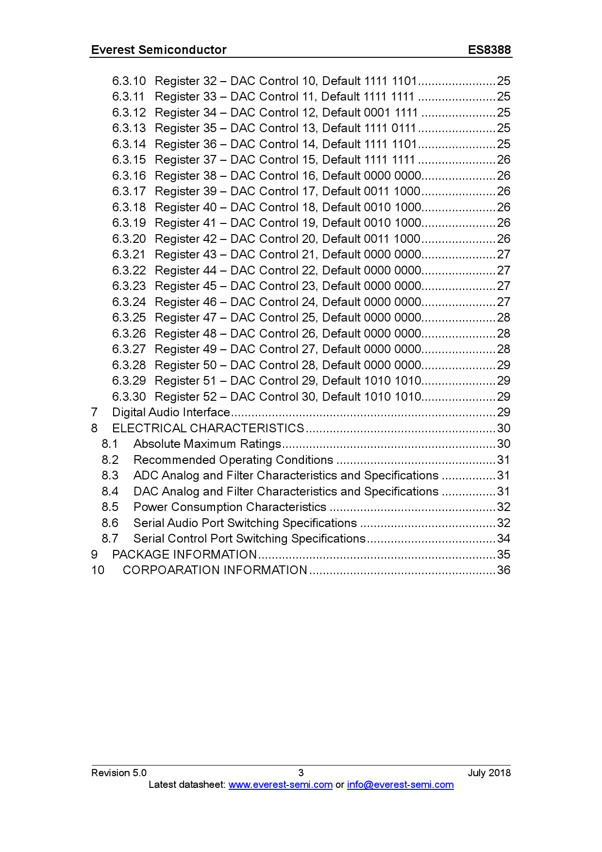 ES8388_（Everest-semi(顺芯)）ES8388中文资料_价格_PDF手册-立创电子商城