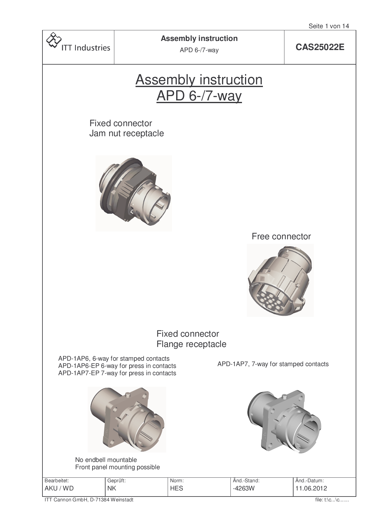 121583-0020_（ITT CANNON）121583-0020中文资料_价格_PDF手册-立创电子商城