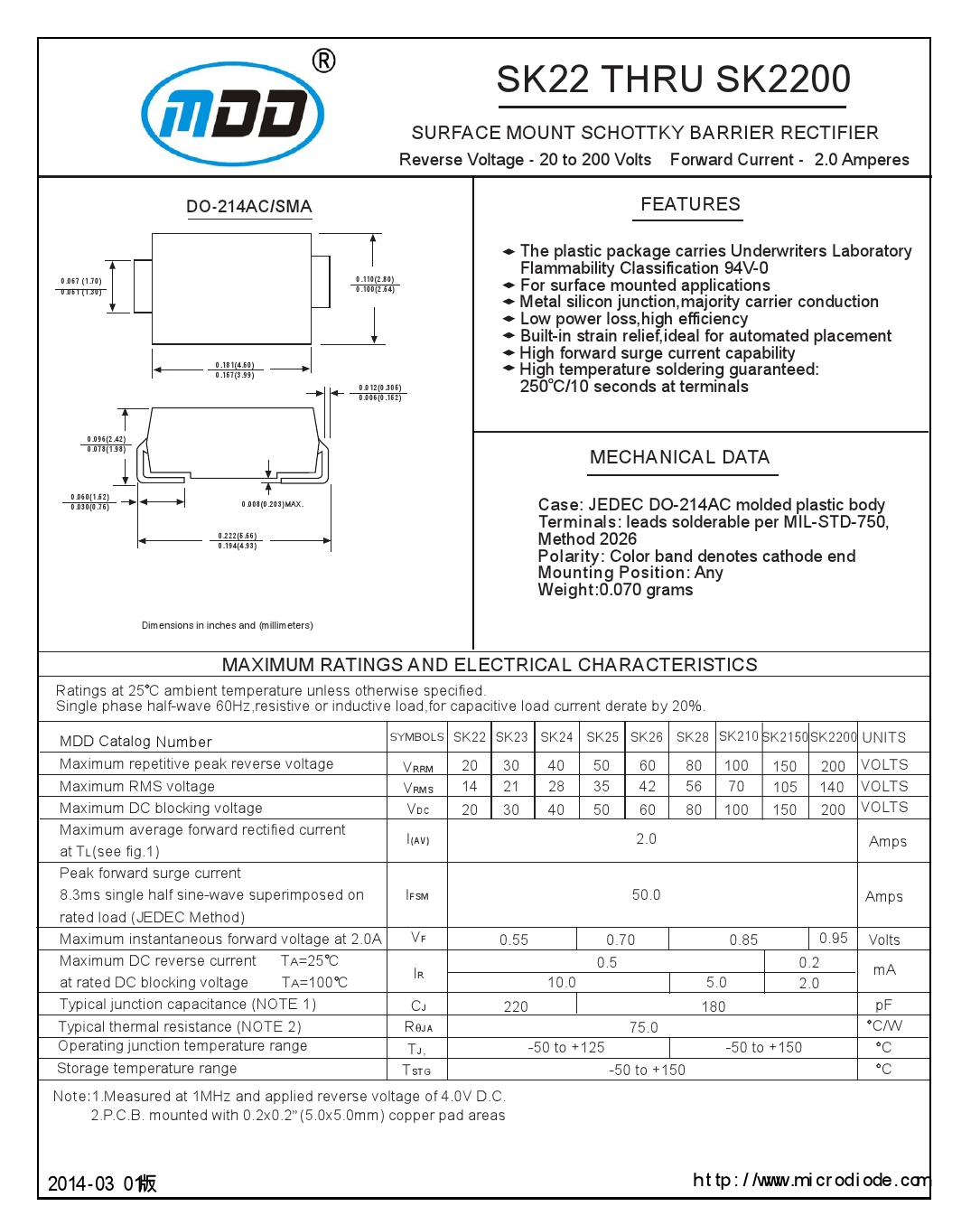 SK24_（MDD）SK24中文资料_价格_PDF手册-立创电子商城