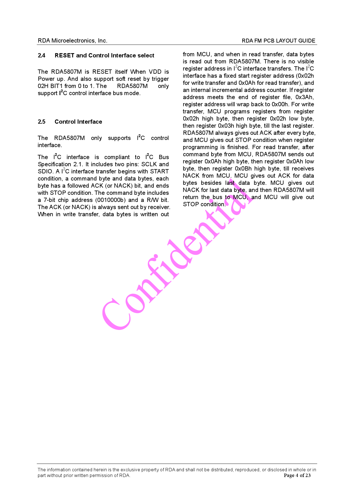 RDA5807M_（RDA(锐迪科)）RDA5807M中文资料_价格_PDF手册-立创电子商城