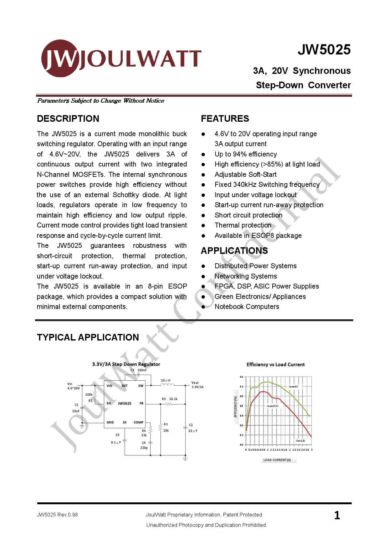 JW5025_（Joulwatt(杰华特)）JW5025中文资料_价格_PDF手册-立创电子商城