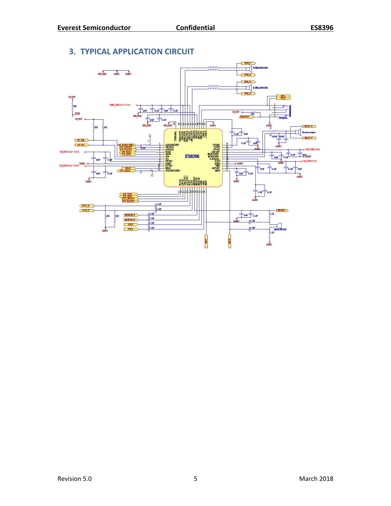 ES8396_（Everest-semi(顺芯)）ES8396中文资料_价格_PDF手册-立创电子商城