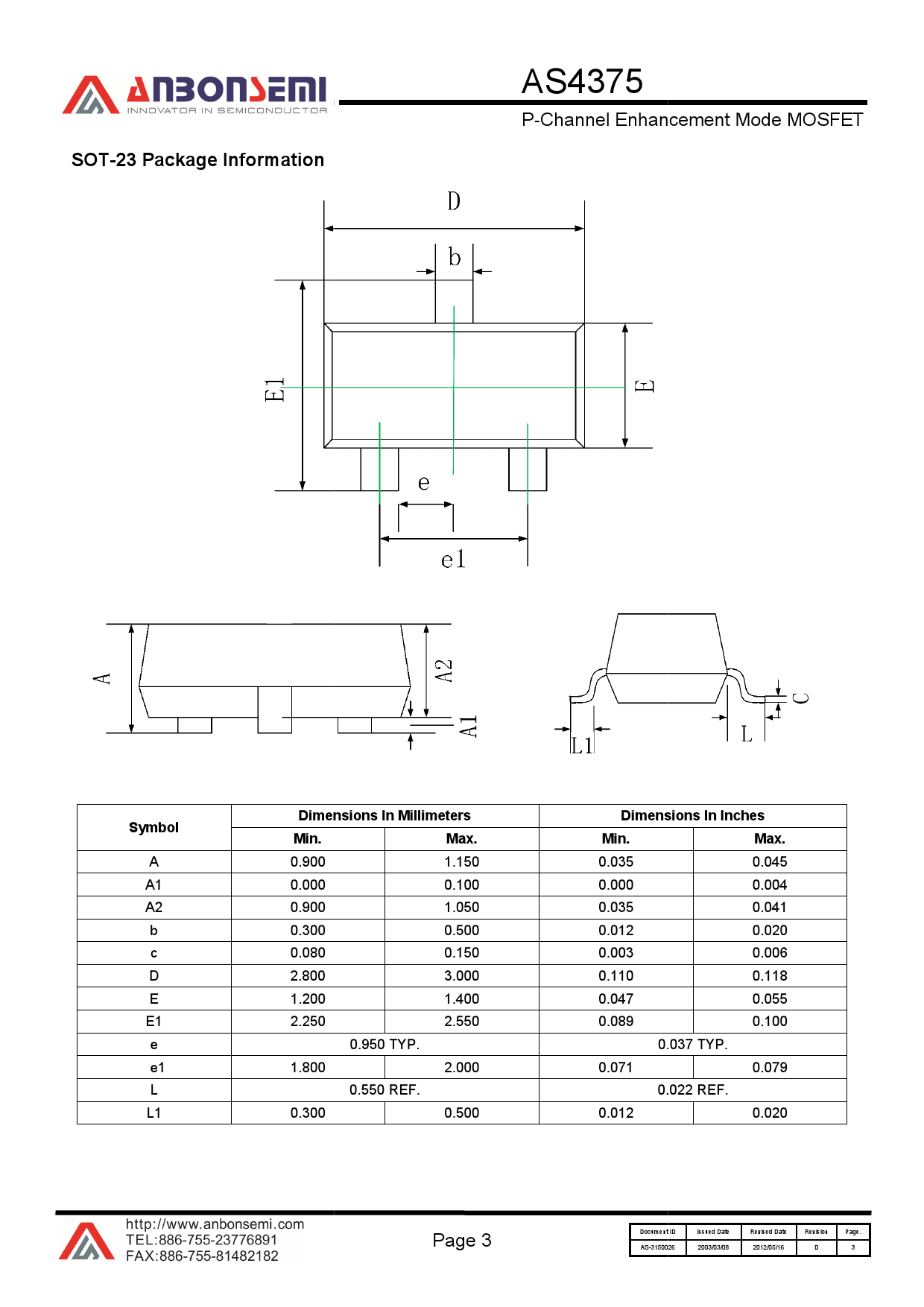 AS4375_（AnBon(台湾安邦)）AS4375中文资料_价格_PDF手册-立创电子商城