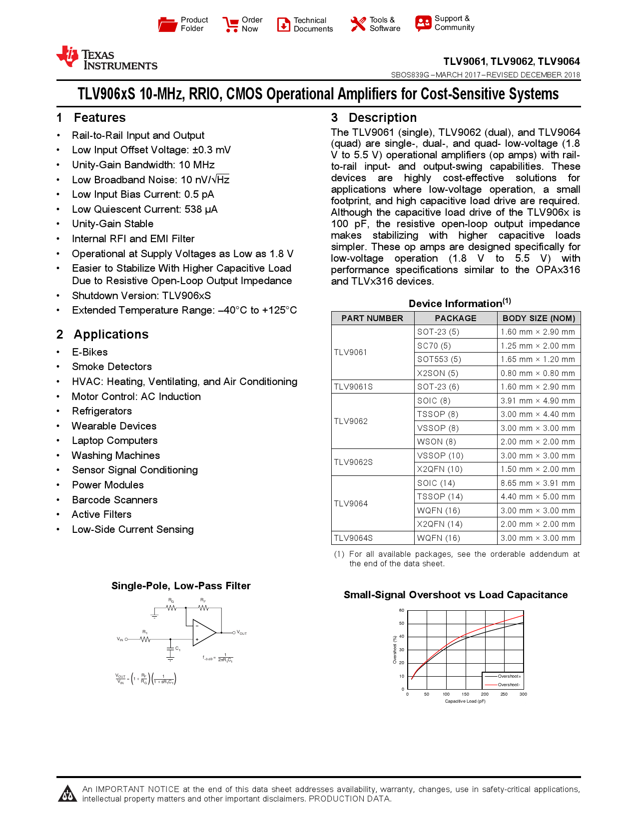 TLV9064IDR_（TI(德州仪器)）TLV9064IDR中文资料_价格_PDF手册-立创电子商城