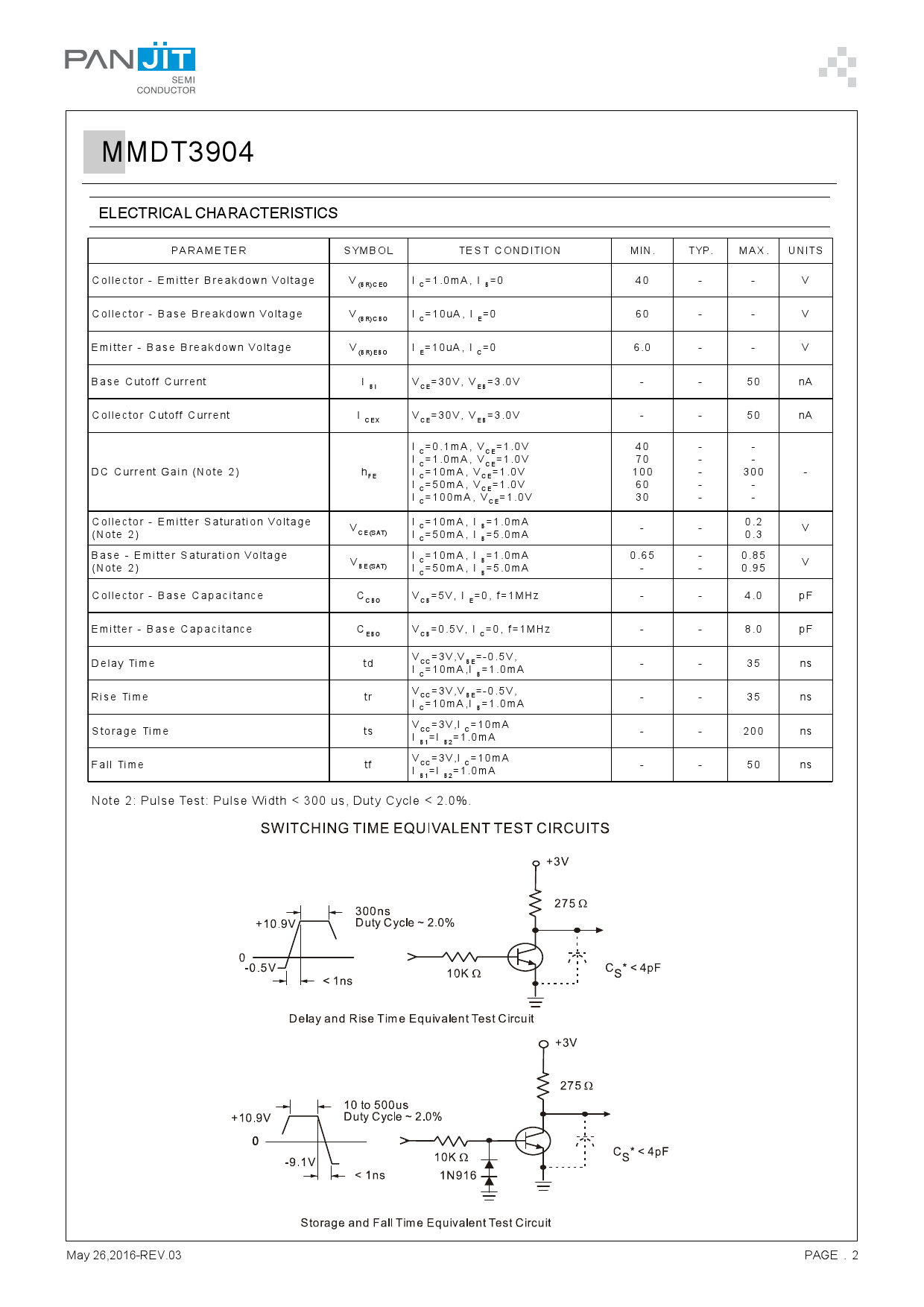MMDT3904_R1_00001_（PANJIT(强茂)）MMDT3904_R1_00001中文资料_价格_PDF手册-立创电子商城
