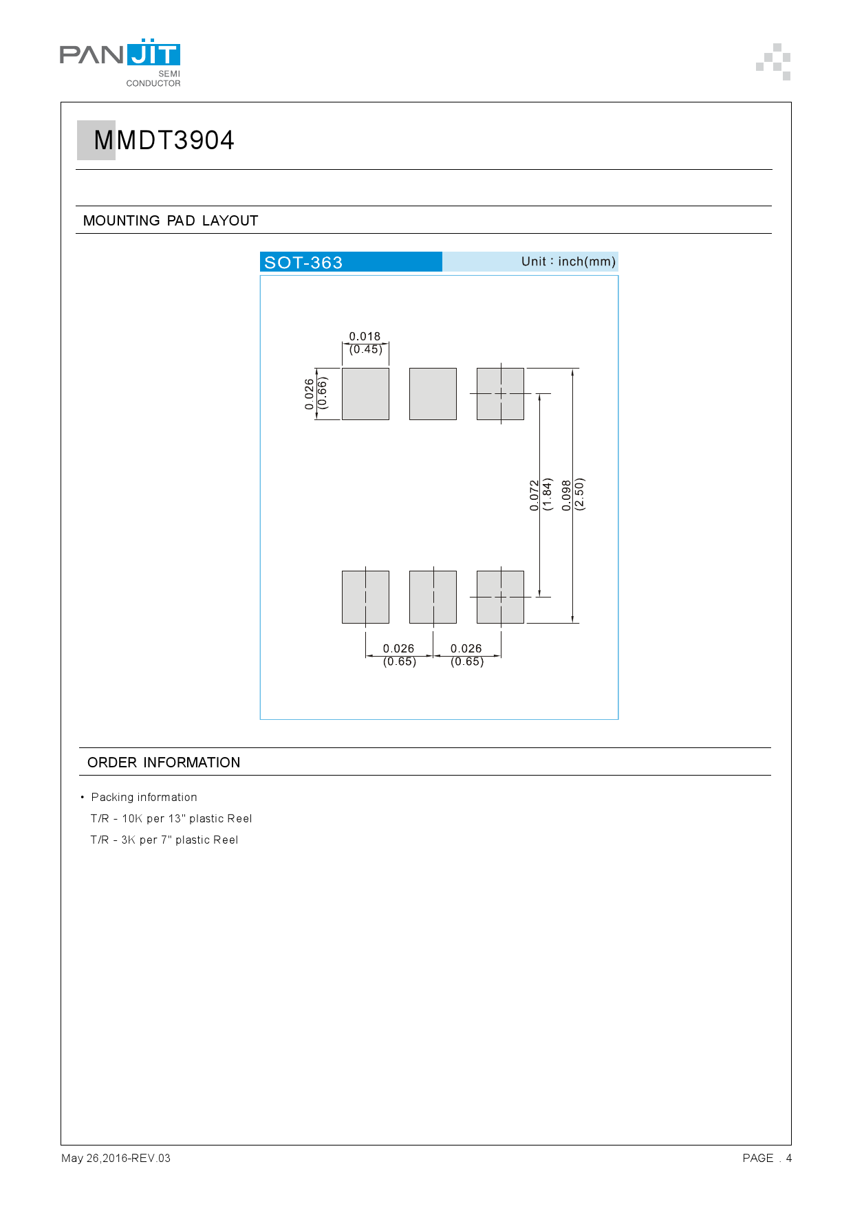 MMDT3904_R1_00001_（PANJIT(强茂)）MMDT3904_R1_00001中文资料_价格_PDF手册-立创电子商城