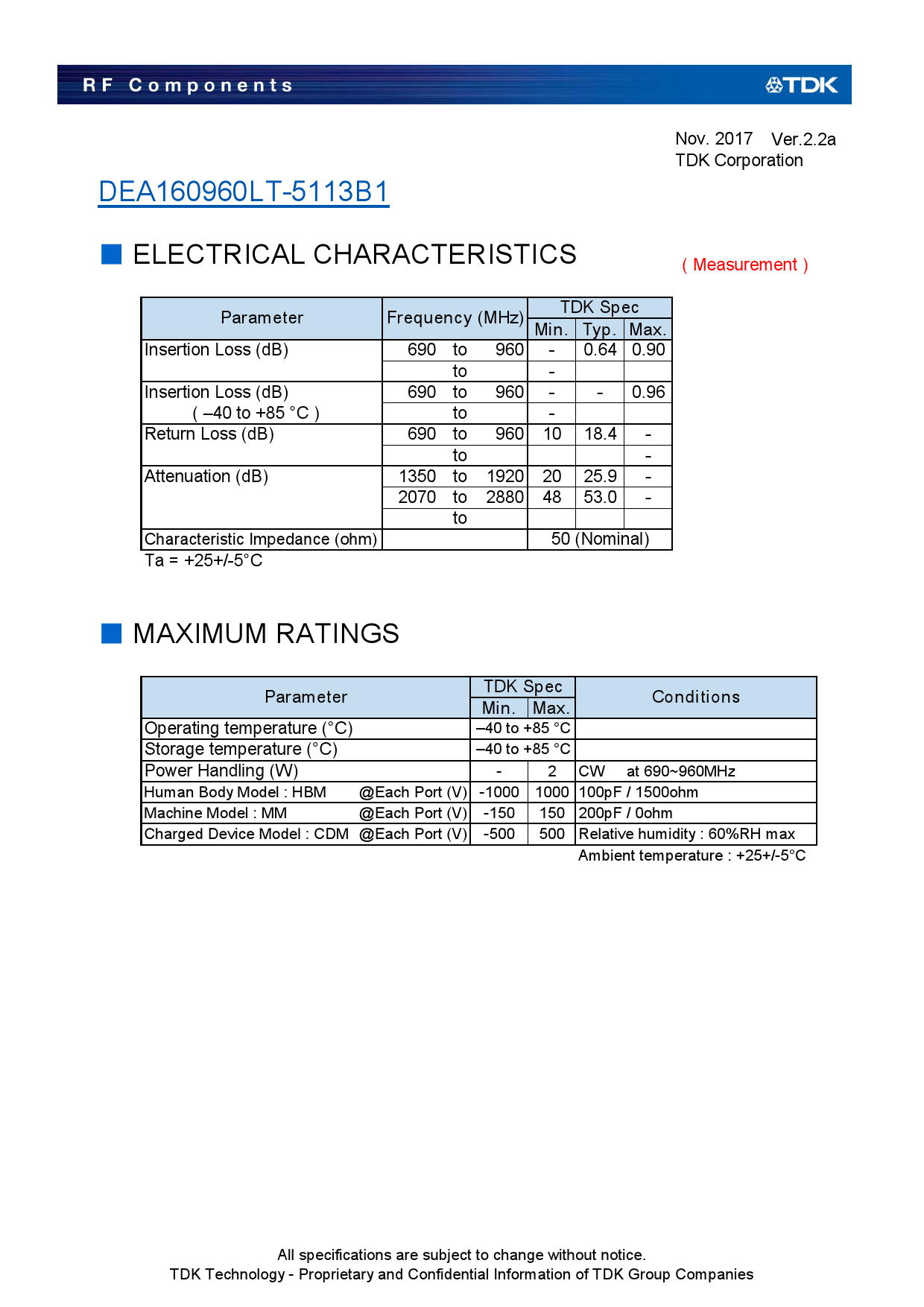 DEA160960LT-5113B1_（TDK）DEA160960LT-5113B1中文资料_价格_PDF手册-立创电子商城