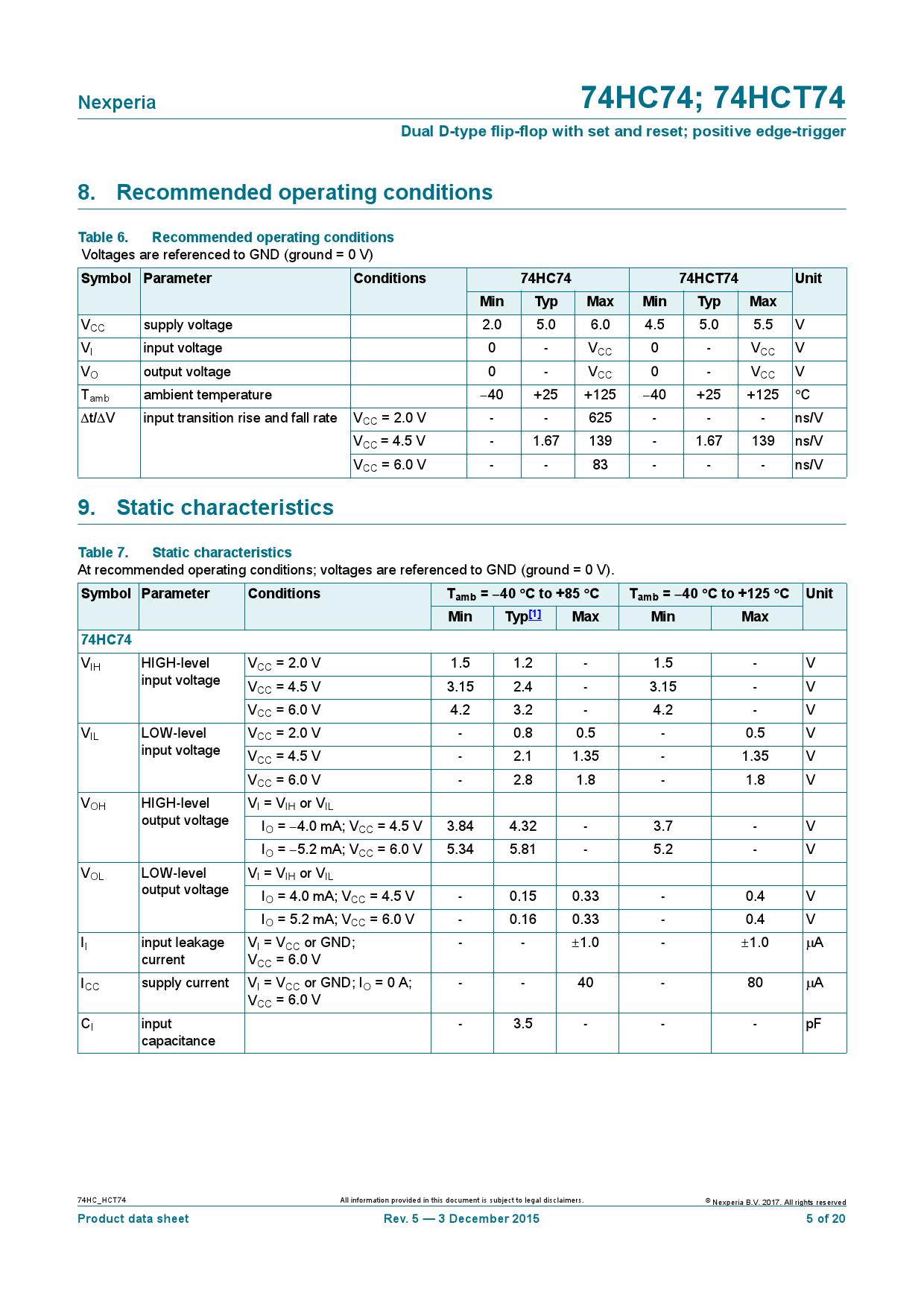 74HC74D,653_（Nexperia(安世)）74HC74D,653中文资料_价格_PDF手册-立创电子商城