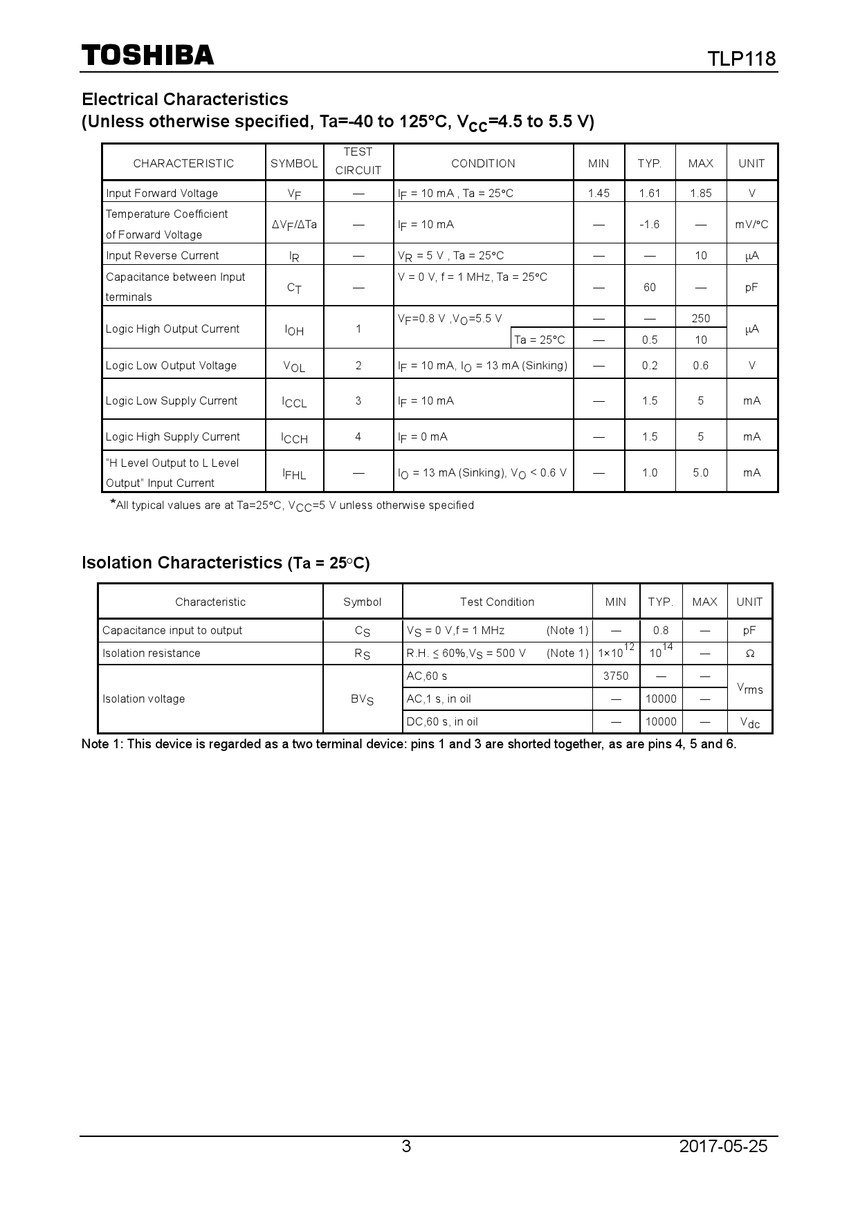 TLP118(E(T_（TOSHIBA(东芝)）TLP118(E(T中文资料_价格_PDF手册-立创电子商城