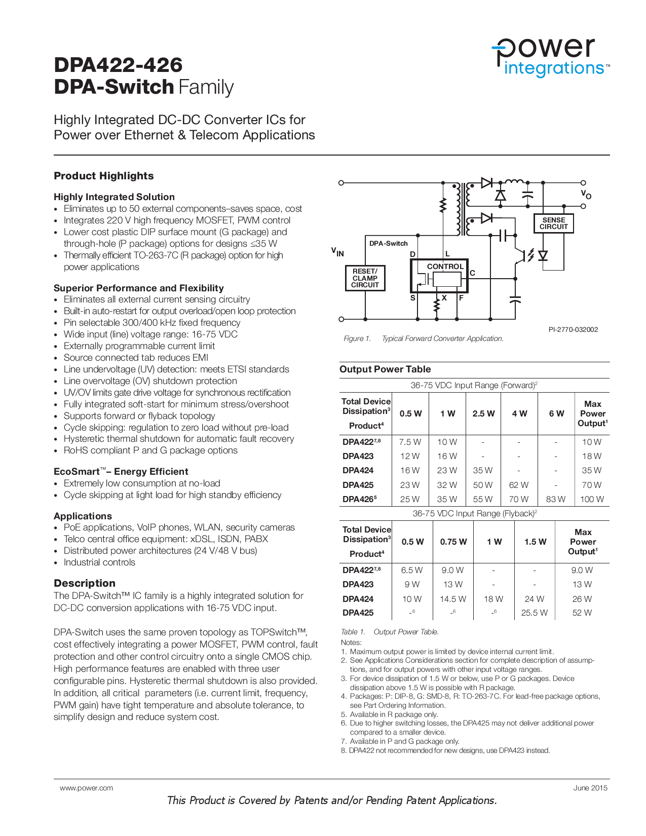 DPA424GN-TL_（Power Integrations(帕沃英蒂格盛)）DPA424GN-TL中文资料_价格_PDF手册-立创电子商城
