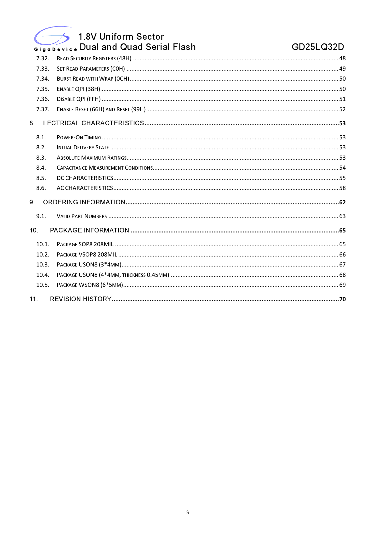 GD25LQ32DSIGR_（GigaDevice(兆易创新)）GD25LQ32DSIGR中文资料_价格_PDF手册-立创电子商城