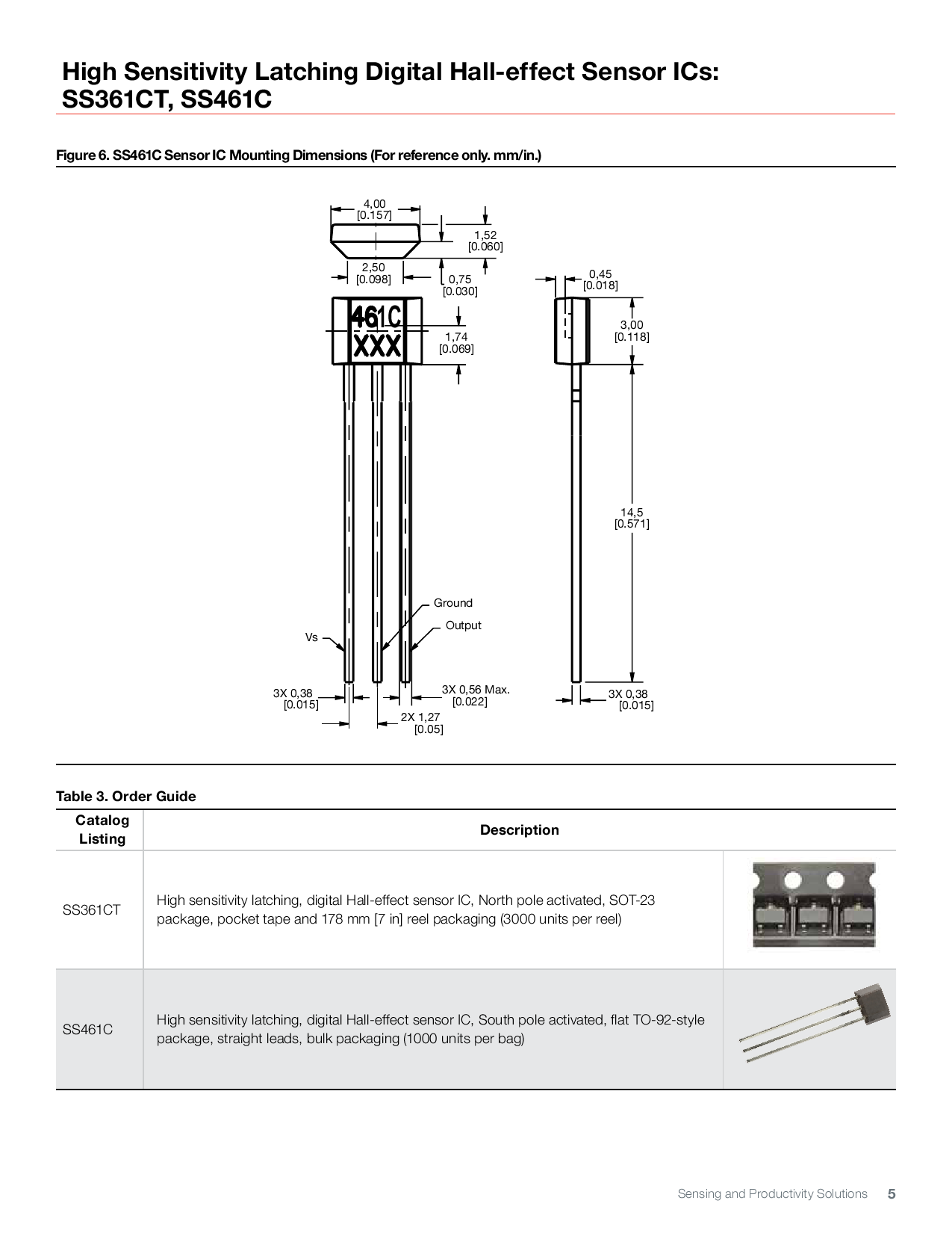 SS361CT_（Honeywell(霍尼韦尔)）SS361CT中文资料_价格_PDF手册-立创电子商城