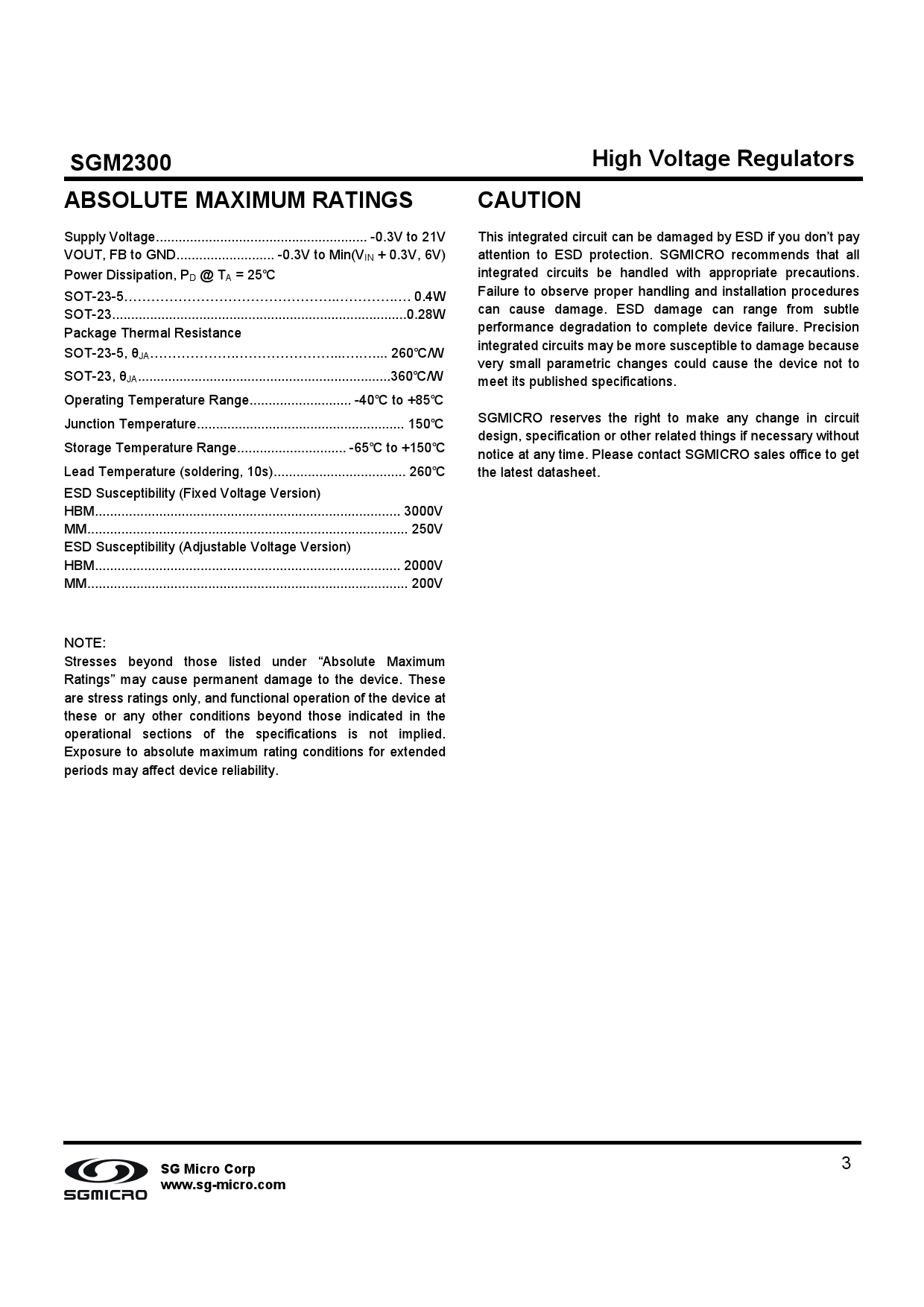 SGM2300-5.0YN5G/TR_（SGMICRO(圣邦微)）SGM2300-5.0YN5G/TR中文资料_价格_PDF手册-立创电子商城
