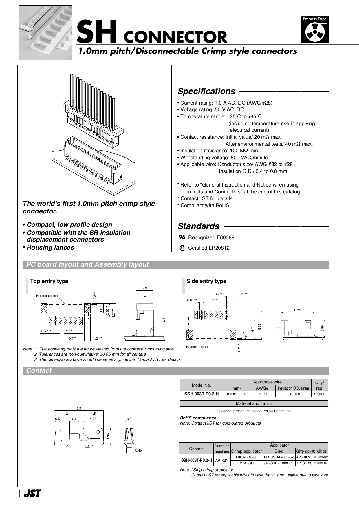 SHR-08V-S-B_（JST）SHR-08V-S-B中文资料_价格_PDF手册-立创电子商城