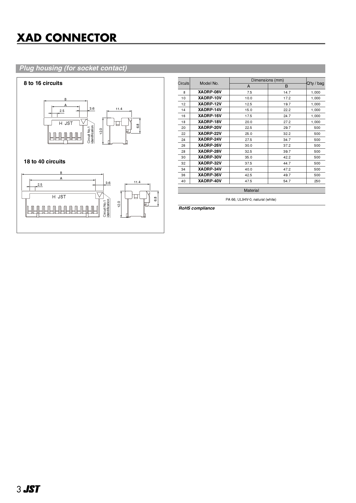 XADR-10V_（JST）XADR-10V中文资料_价格_PDF手册-立创电子商城