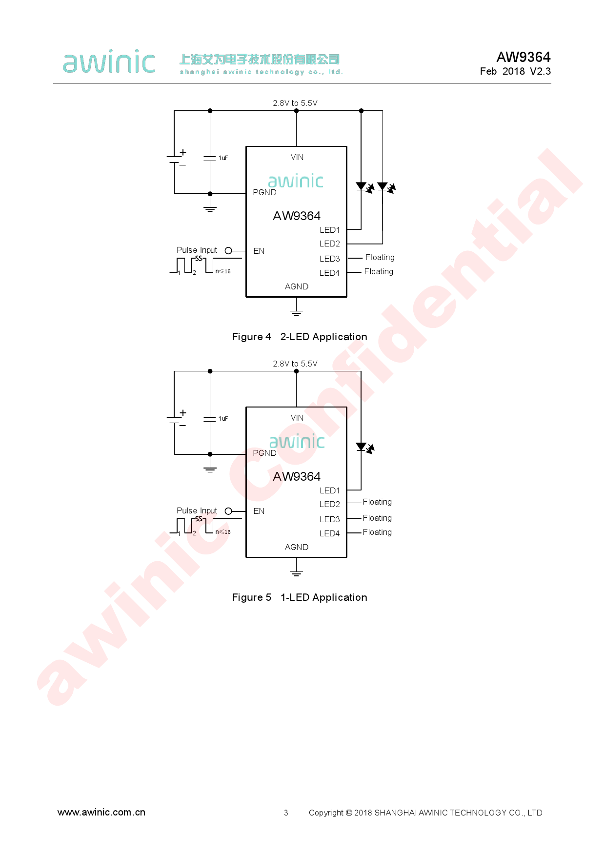 AW9364DNR_（AWINIC(艾为)）AW9364DNR中文资料_价格_PDF手册-立创电子商城